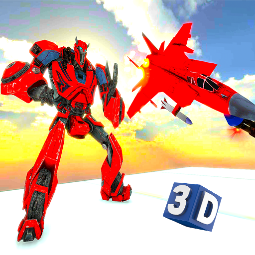 Flying Robot Jet Battle: Futuristic Robot Police Shooting Games ...