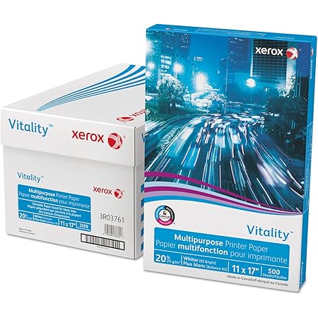 Amazon.com : Xerox 3R02047 Vitality Multipurpose Printer Paper, 8 1/2 X ...