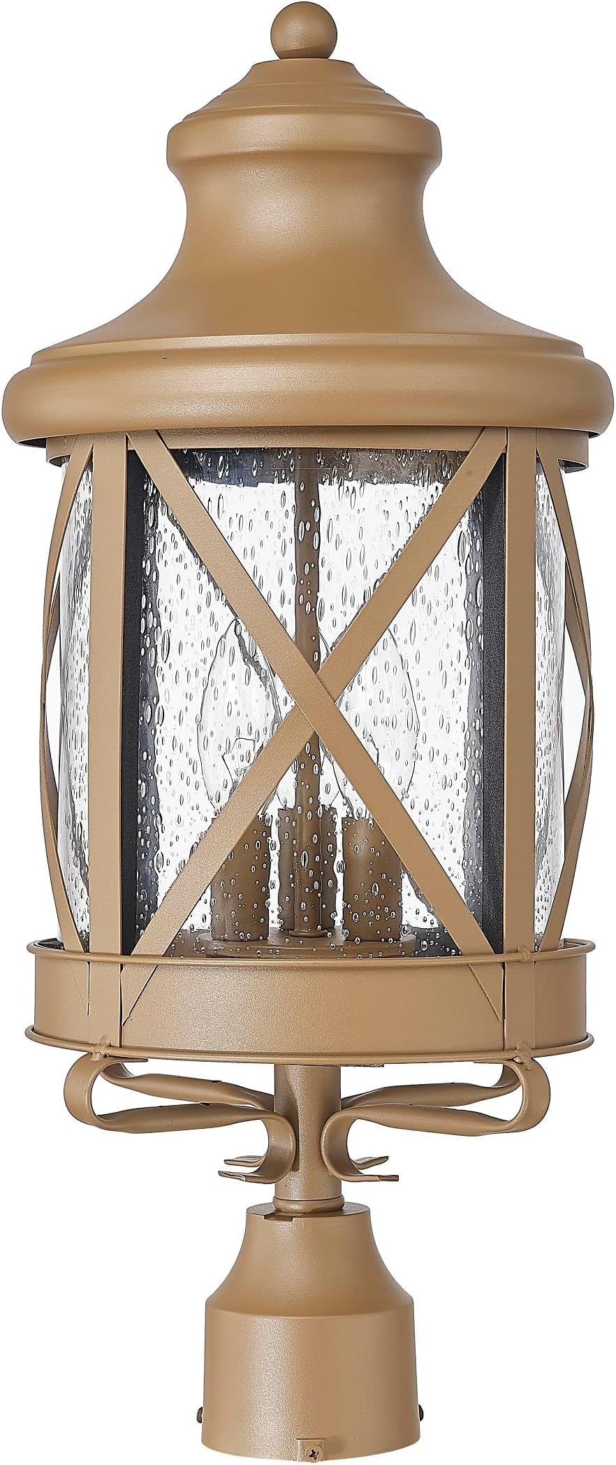 ALLGOT Farmhouse Lamp Post Lights, Medium Outdoor Post Light Fixture ...