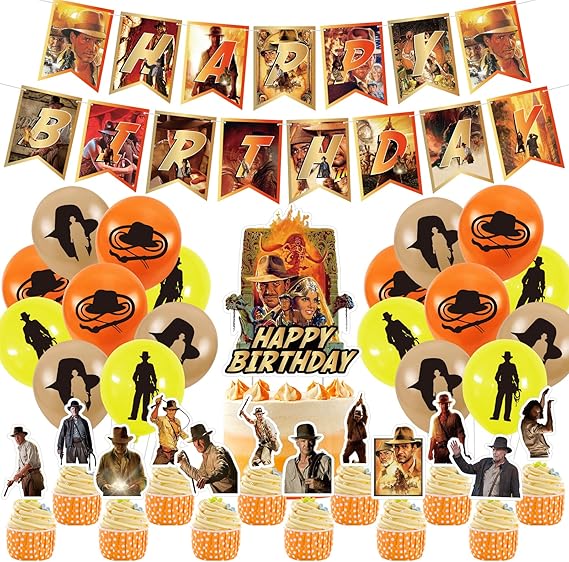 Amazon.com: Indiana Jones birthday party supplies,Indiana Jones theme ...