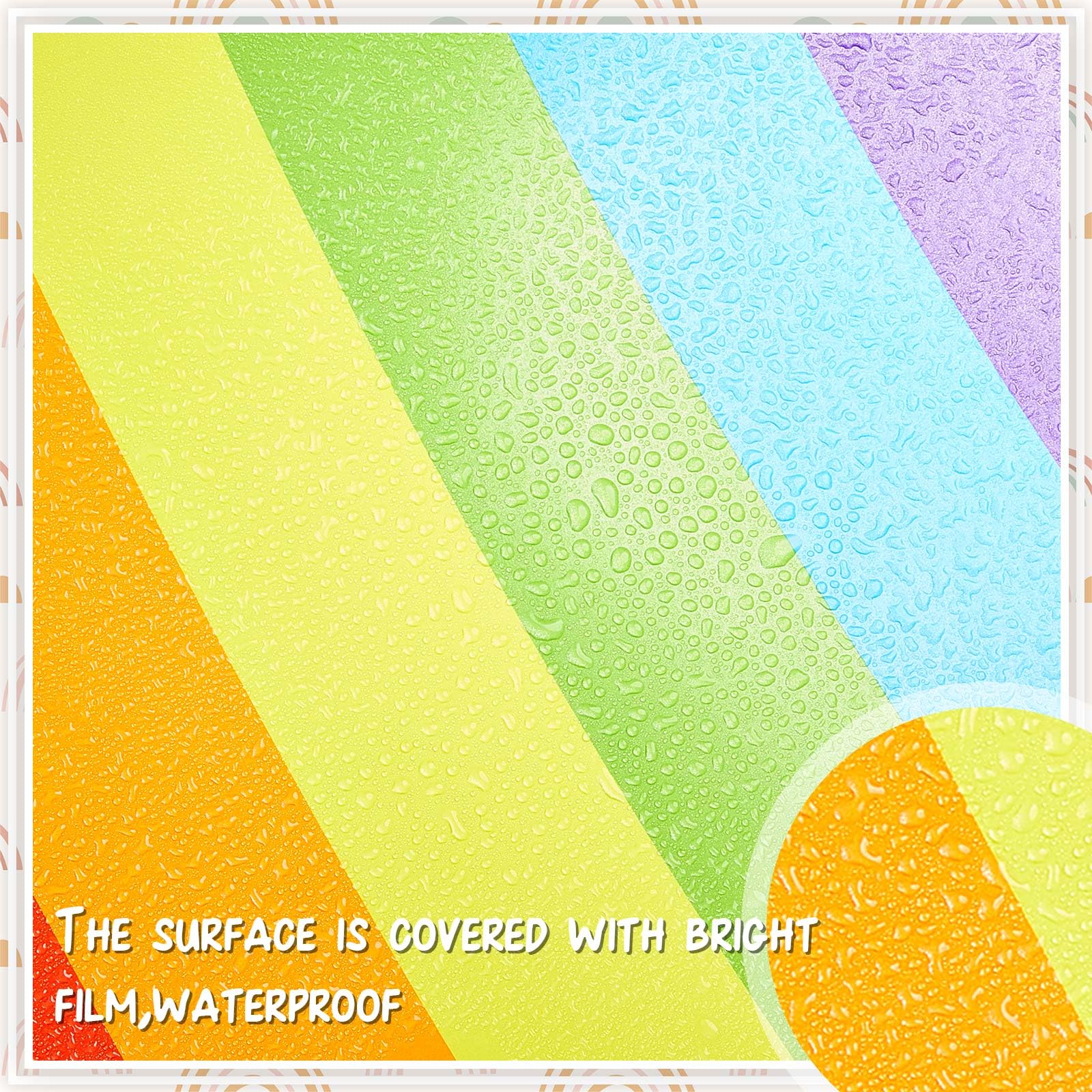 Snapklik.com : Glenmal 21 Pcs Jumbo Rainbow Cardboard Cutout Rainbow ...