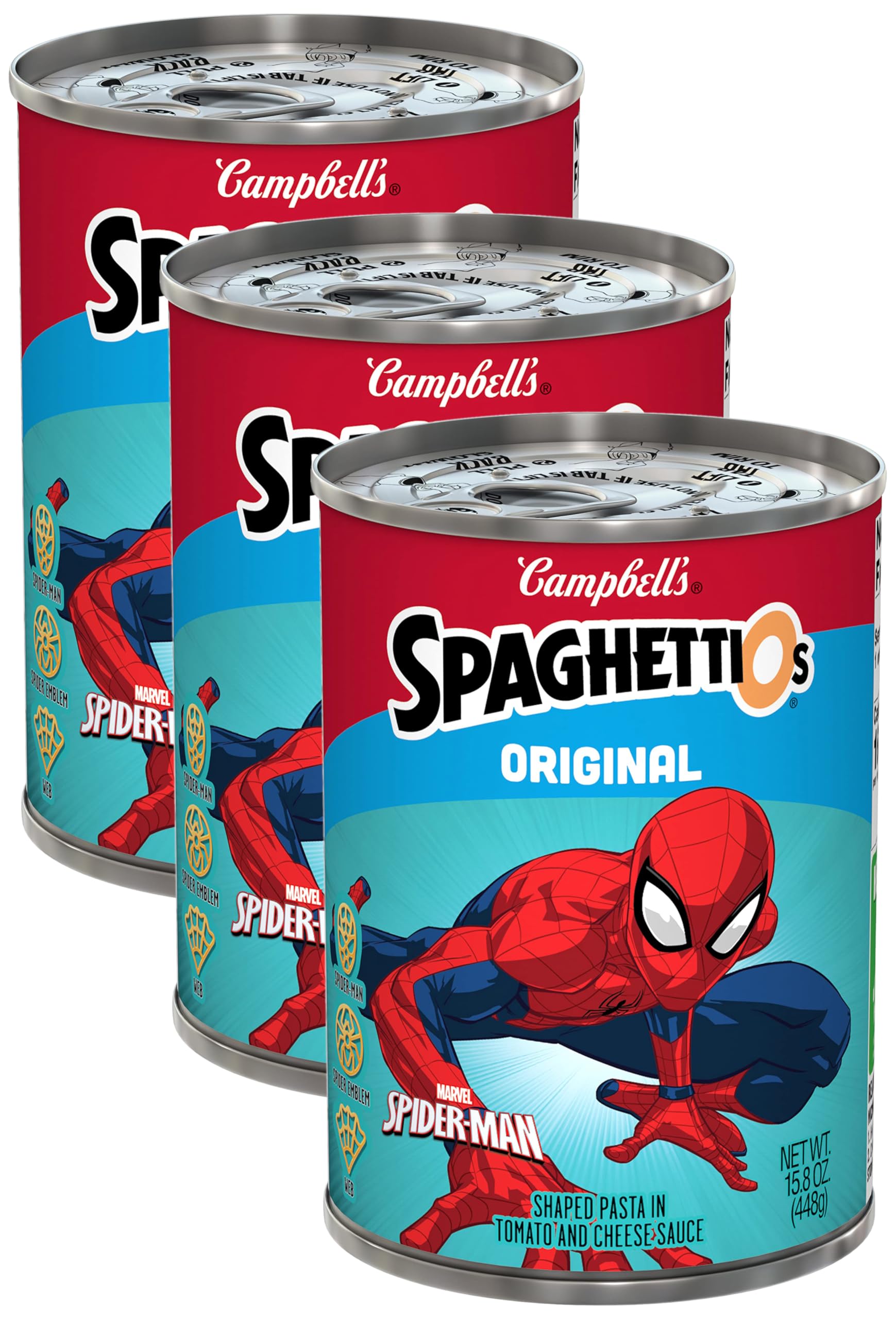 Snapklik.com : SpaghettiOs Original Marvels Spider-Man Shaped Canned ...