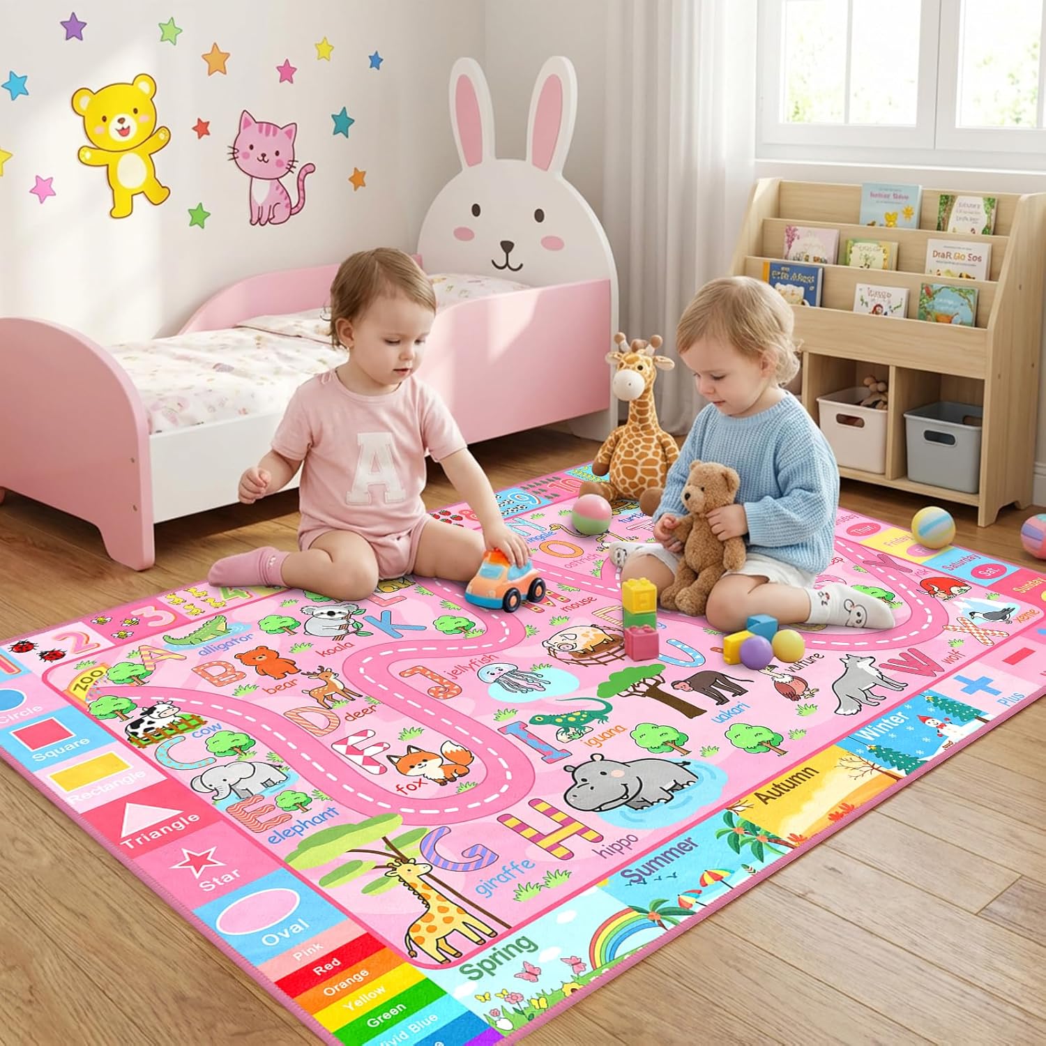 Amazon.com: Road Map Carpet - 2.5x4 Feet Kids Rugs for Playroom Car ...