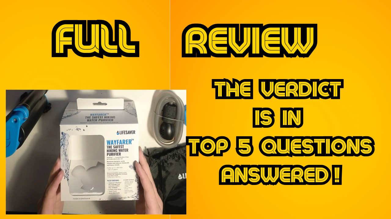 Watch LifeSaver Wayfarer Water Purifier- Top 5 Questions Answered on ...