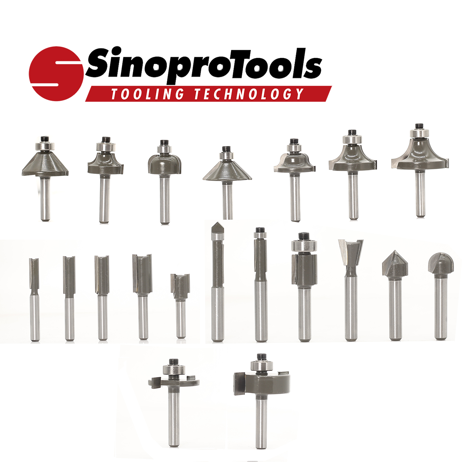 Watch Router Bits Set 1/4 Shank, Carbide Tungsten Tip Router Bits on ...