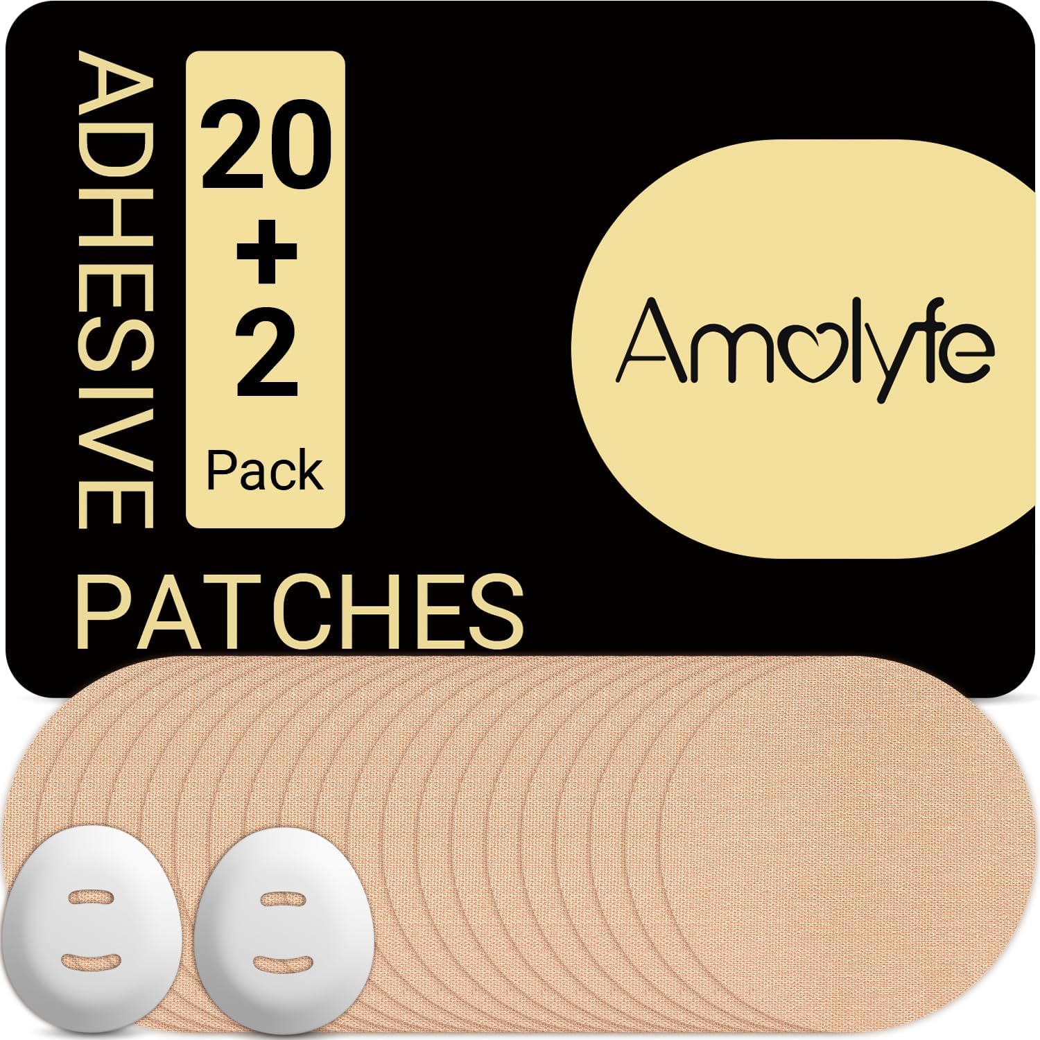 Amazon.com: Amolyfe - Dexcom G7 Adhesive Patches - 20 Waterproof Dexcom ...