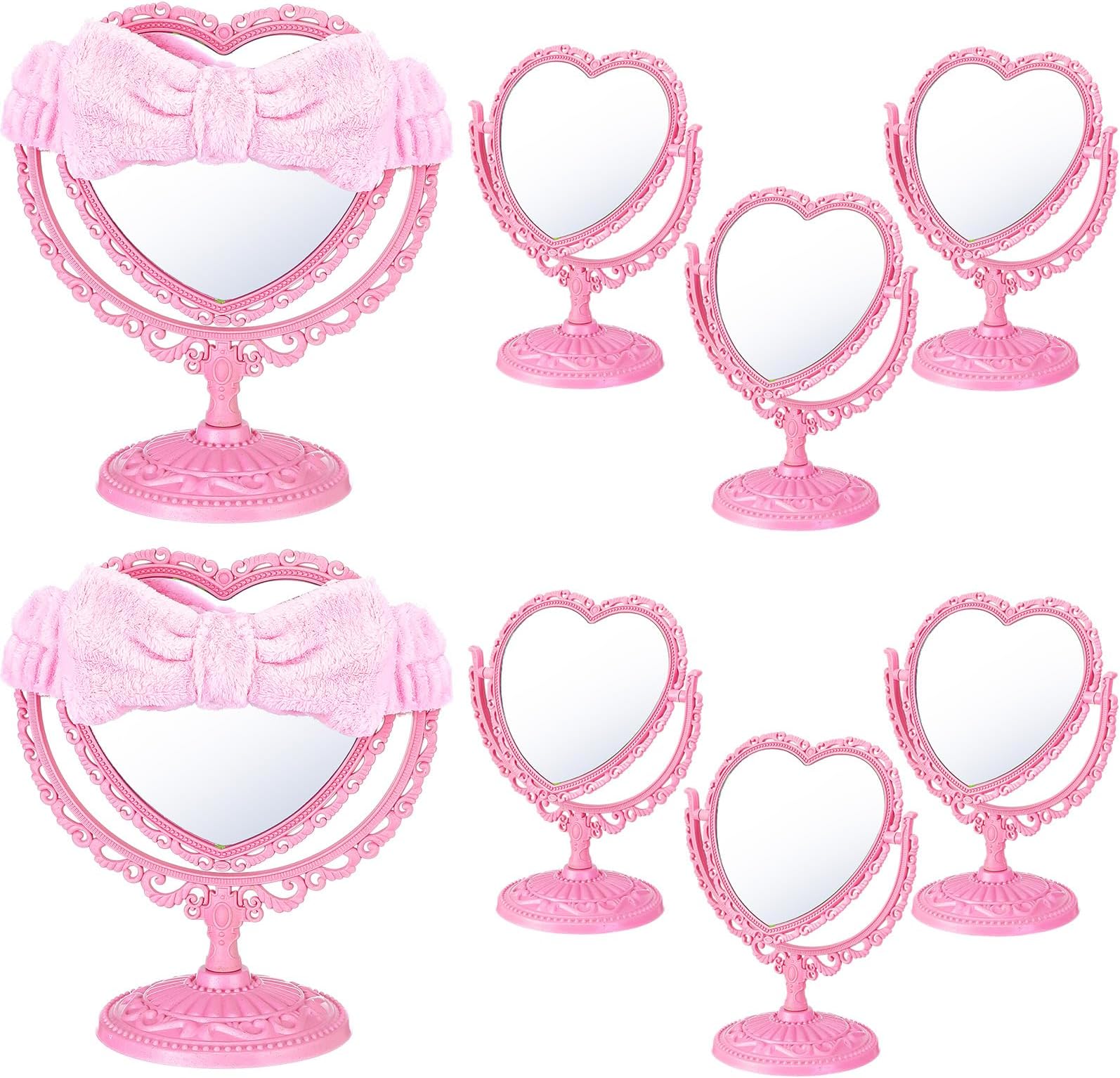 Amazon.com : DoubleFill 6 Pcs Spa Party Mirror Spa Party Supplies ...