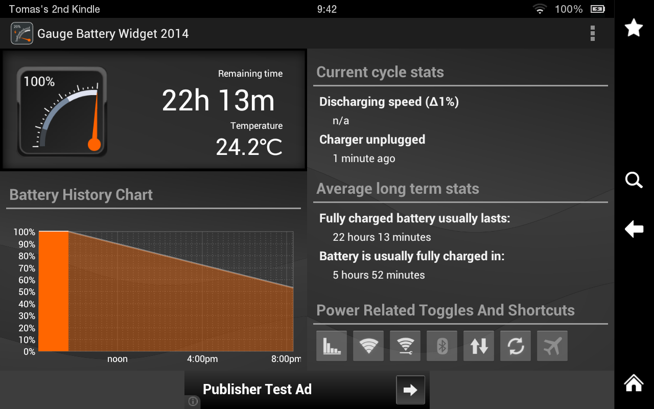 Gauge Battery Widget 2014 - App on Amazon Appstore