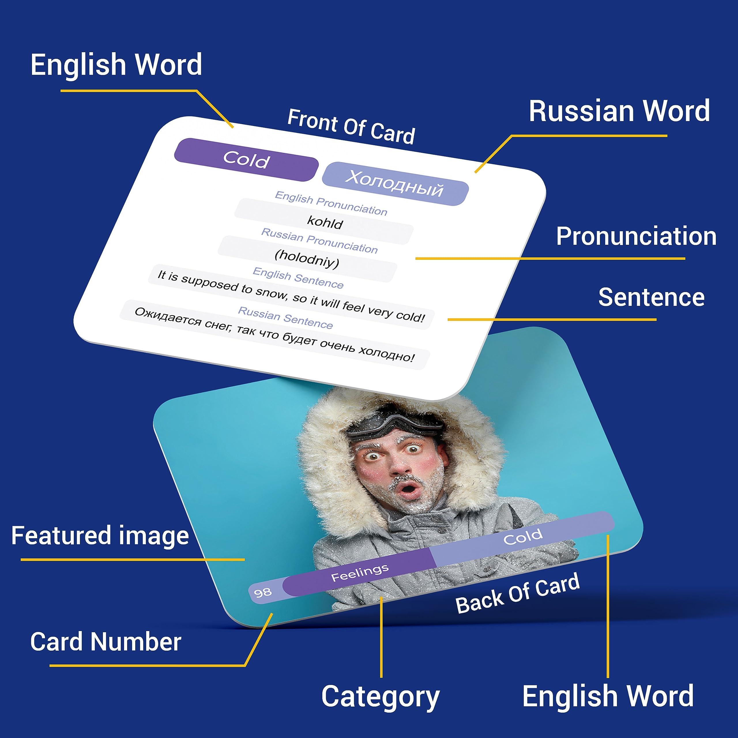 Snapklik.com : Russian Alphabet & Vocabulary Combo Pack 333 Flash Cards ...