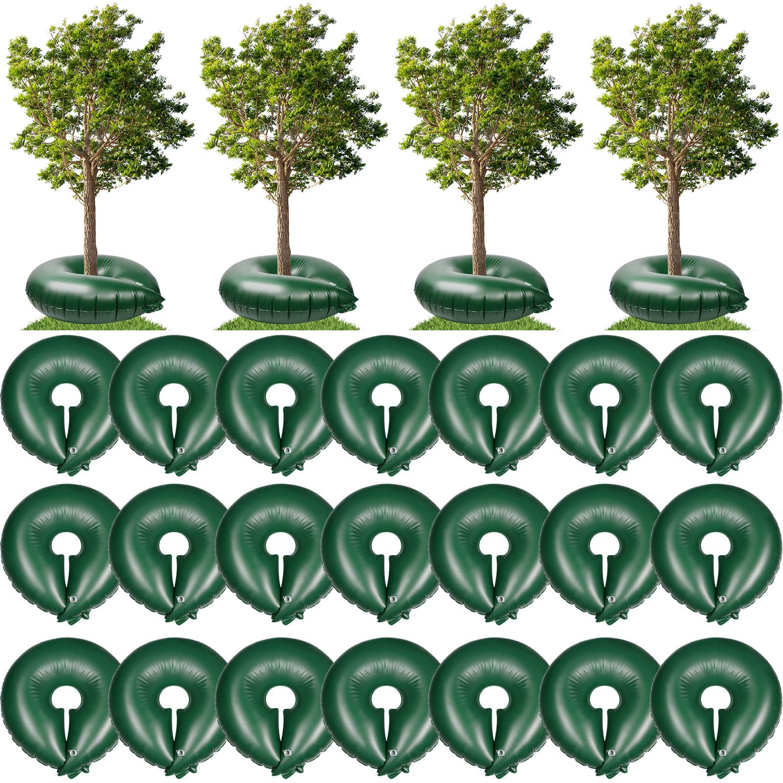 Snapklik.com : Roshtia 25 Pack 15 Gallon Tree Watering Ring Bag Slow ...