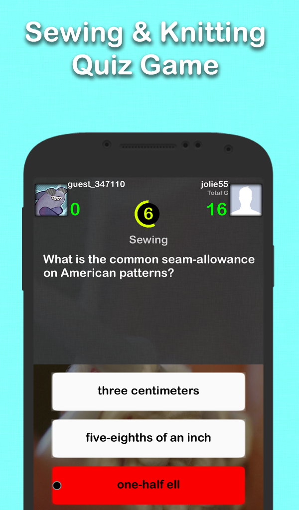 Sewing & Knitting Quiz Game - App on the Amazon Appstore