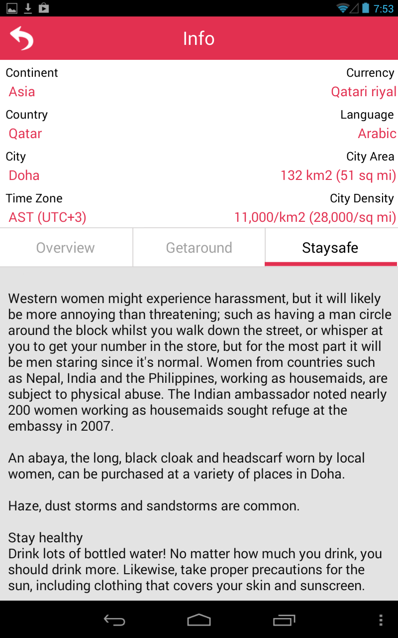 Doha Offline Guide - App on Amazon Appstore