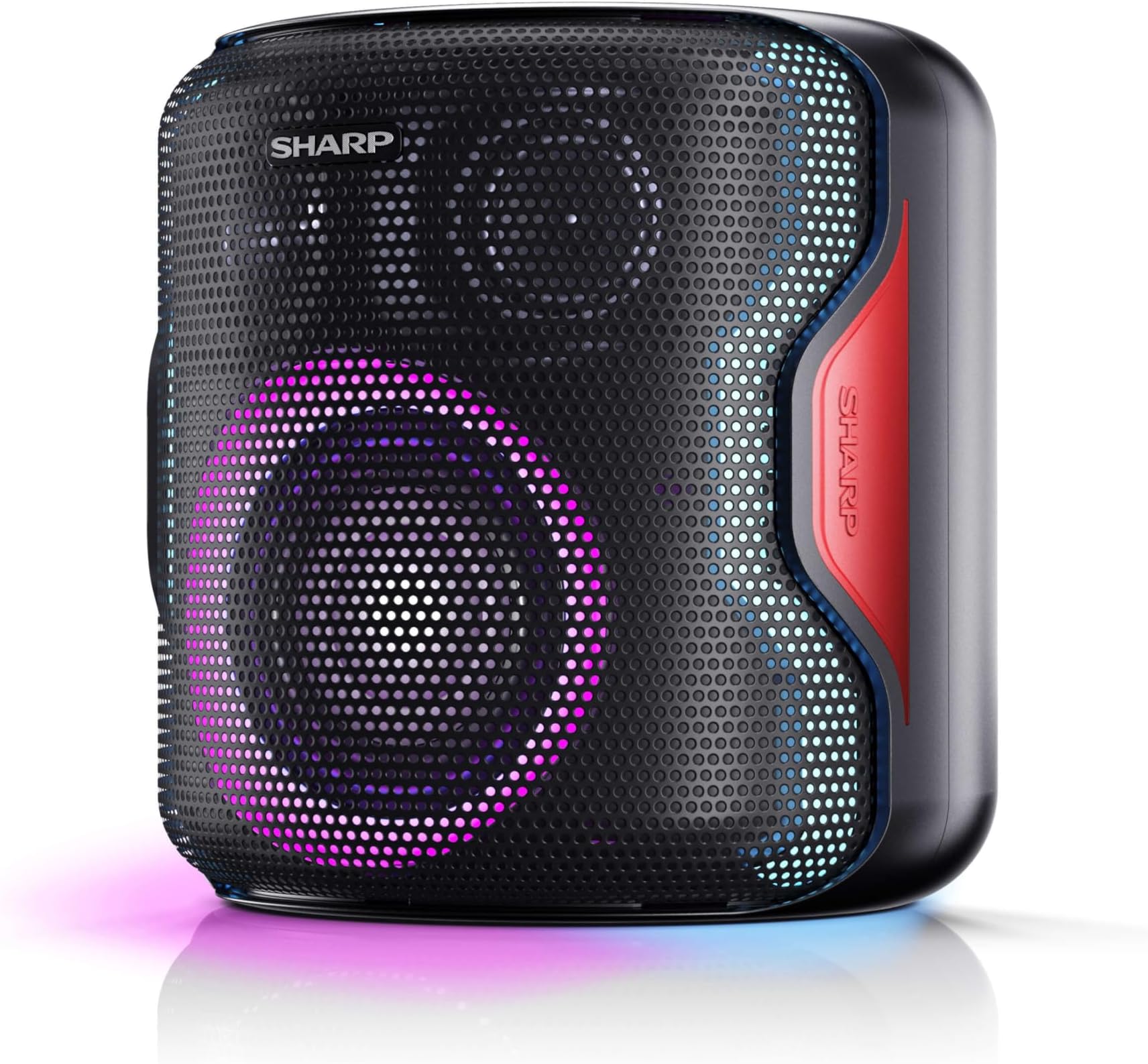 Sharp PS-921(BK) 130W Bluetooth Party Speaker – Deep Bass, LED Lights ...