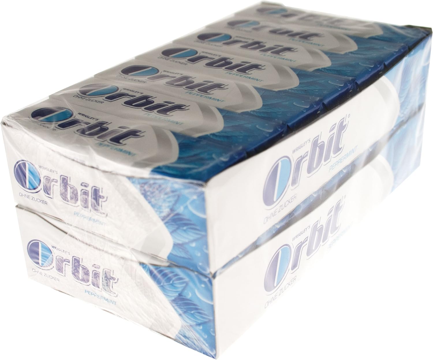 Wrigley's Orbit Chicles de Menta, sin Azúcar, 28 Paquetes de 7 Tiras de ...