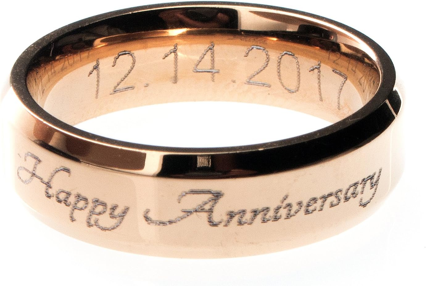 Amazon.com: Petite Boutique Customizable Your Name Ring Personalized ...