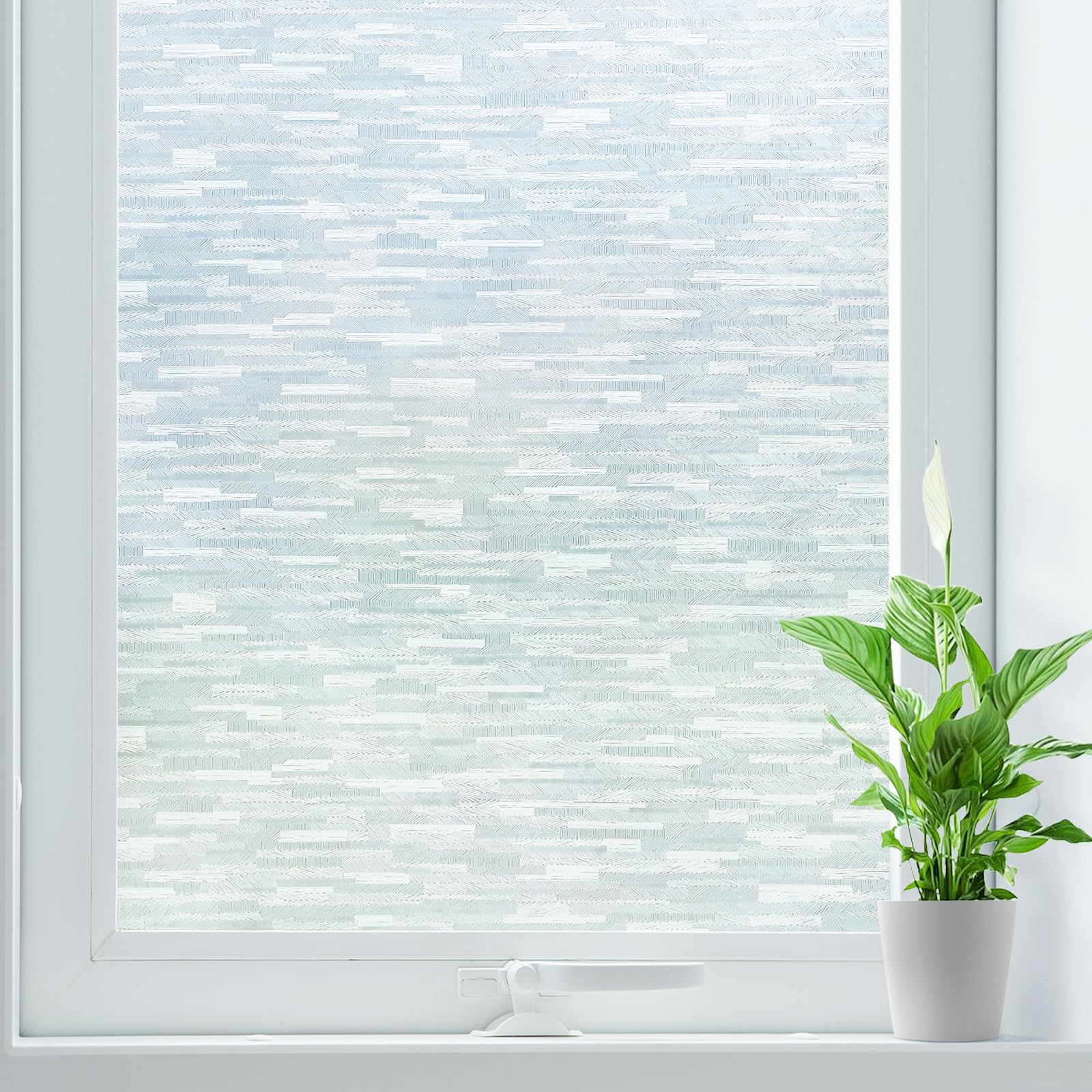 Amazon.com: rabbitgoo Window Privacy Film, Frosted Glass Window Film ...