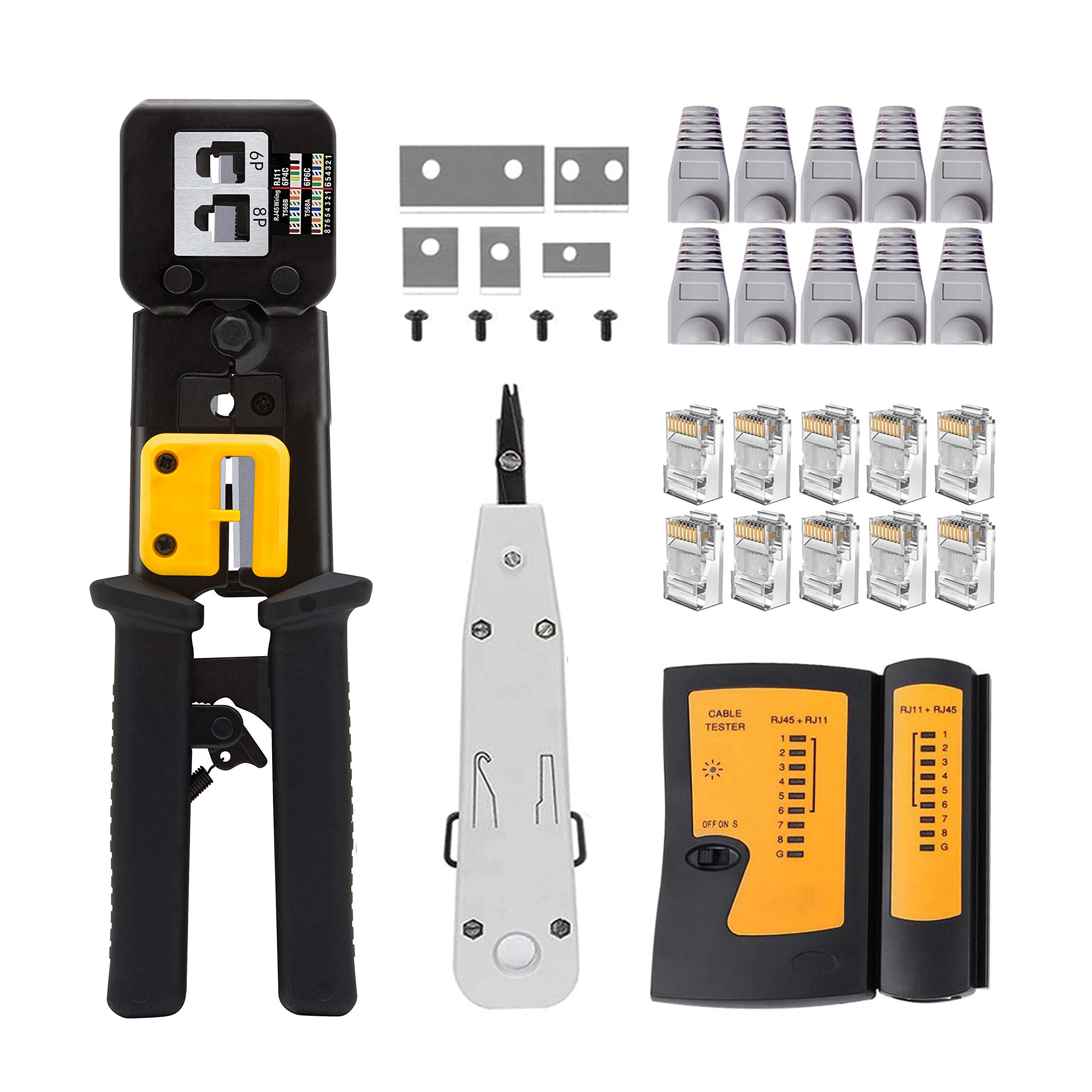 Mayline Crimper Rj45 Cat5 Cat6 Network Crimp Cutter Tool All ...