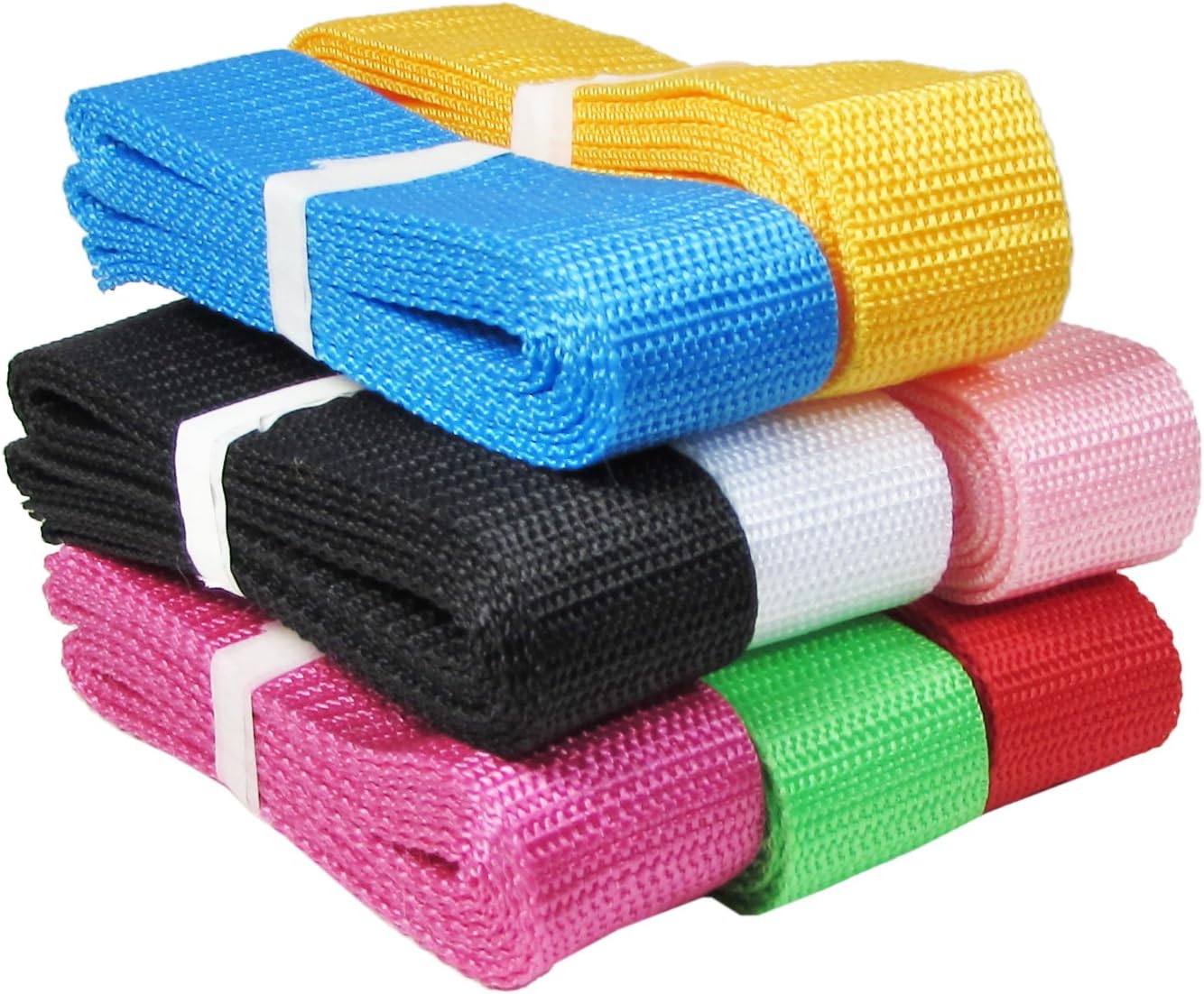 Amazon.com: Polypropylene 1 Inch Webbing Strap, HipGirl Webbing Ribbon ...