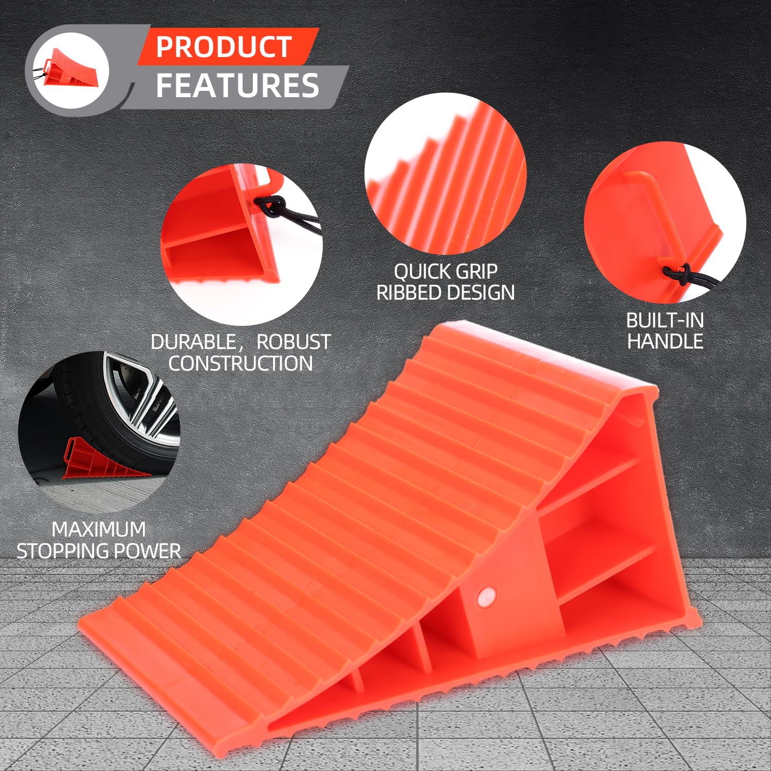 Snapklik.com : Homeon Wheels RV Camper Large Wheel Chocks