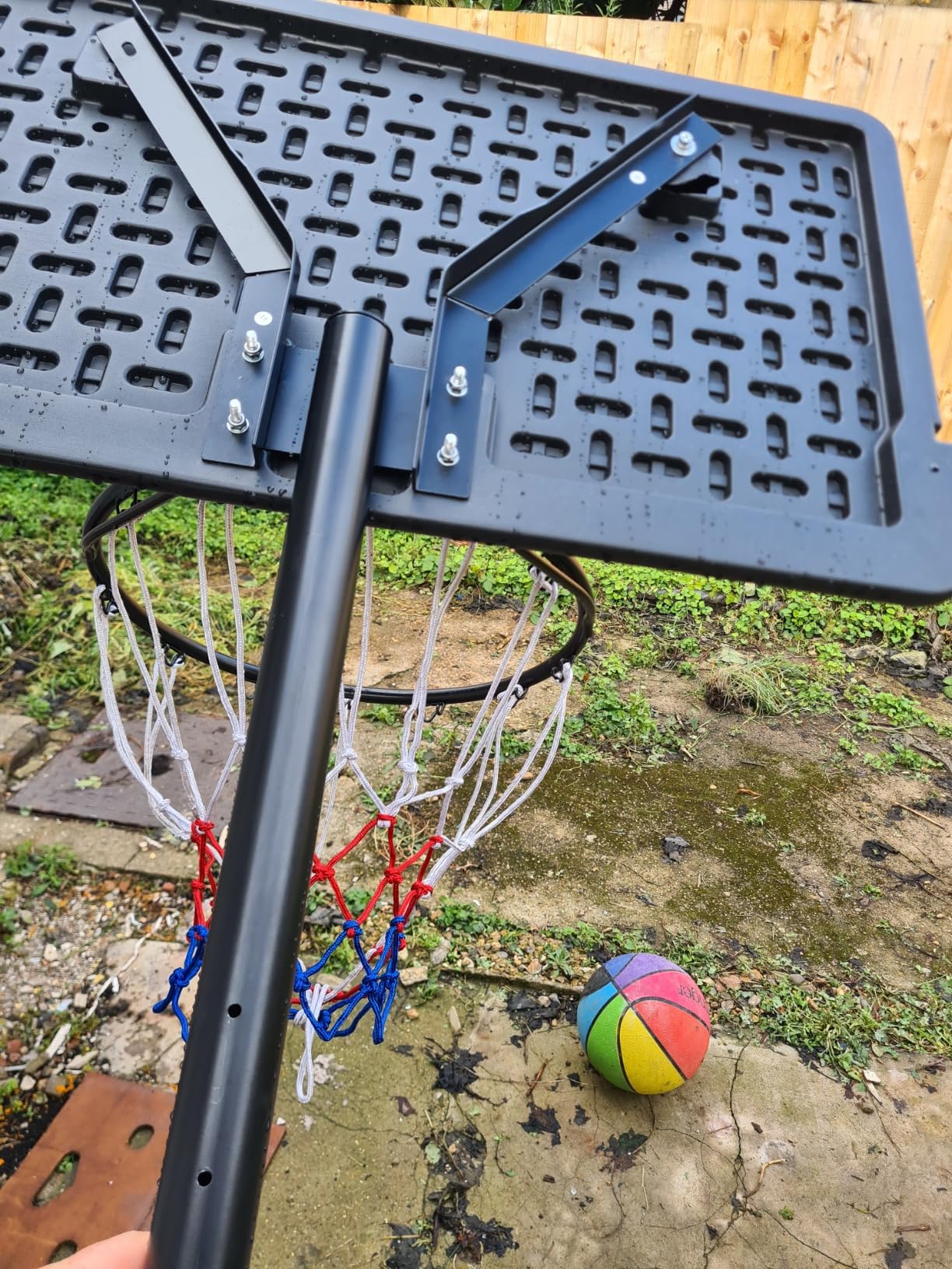 Yaheetech Basketball Hoop and Stand Portable Basketball Net Set Outdoor ...