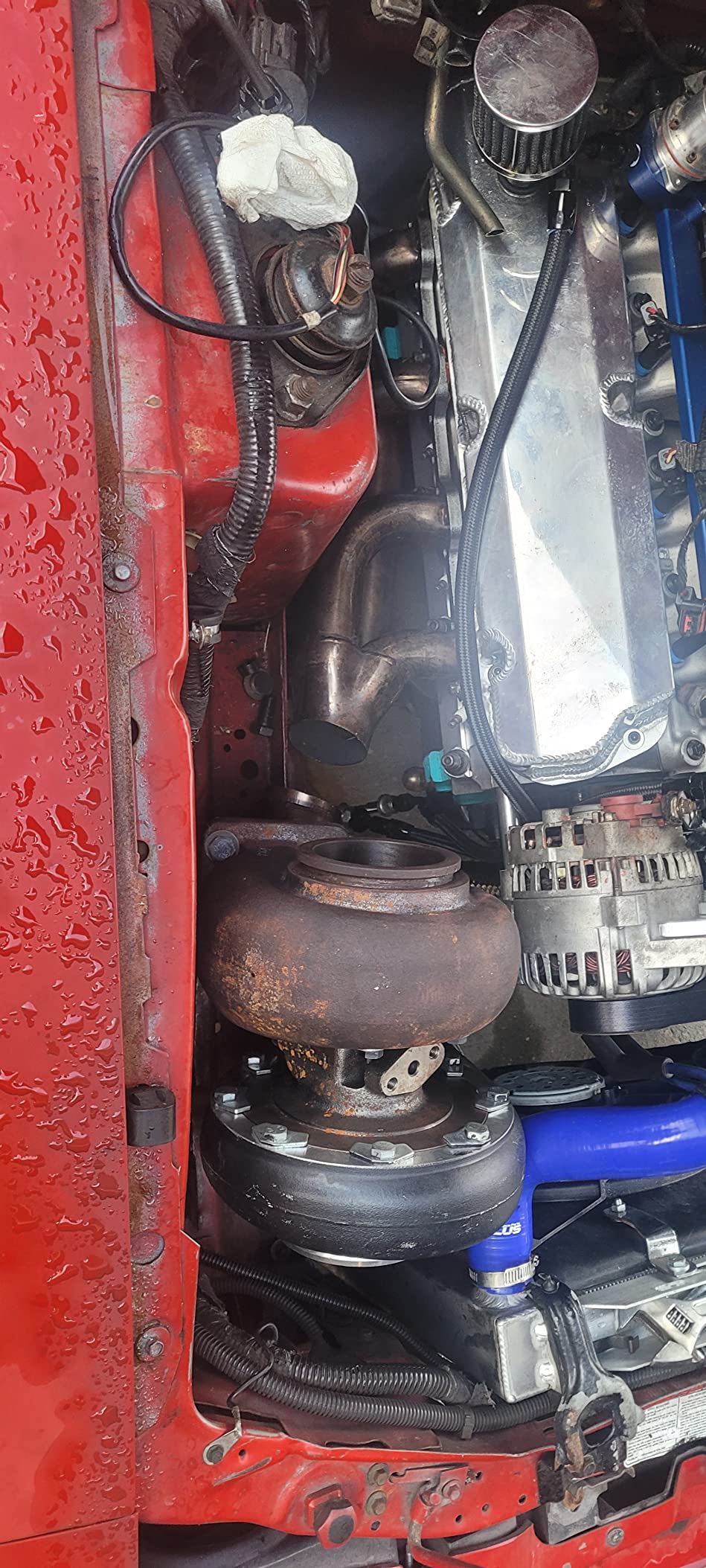 Amazon.com: GSKKMOTOR Alternator Bracket Kit Billet Polished Aluminum ...