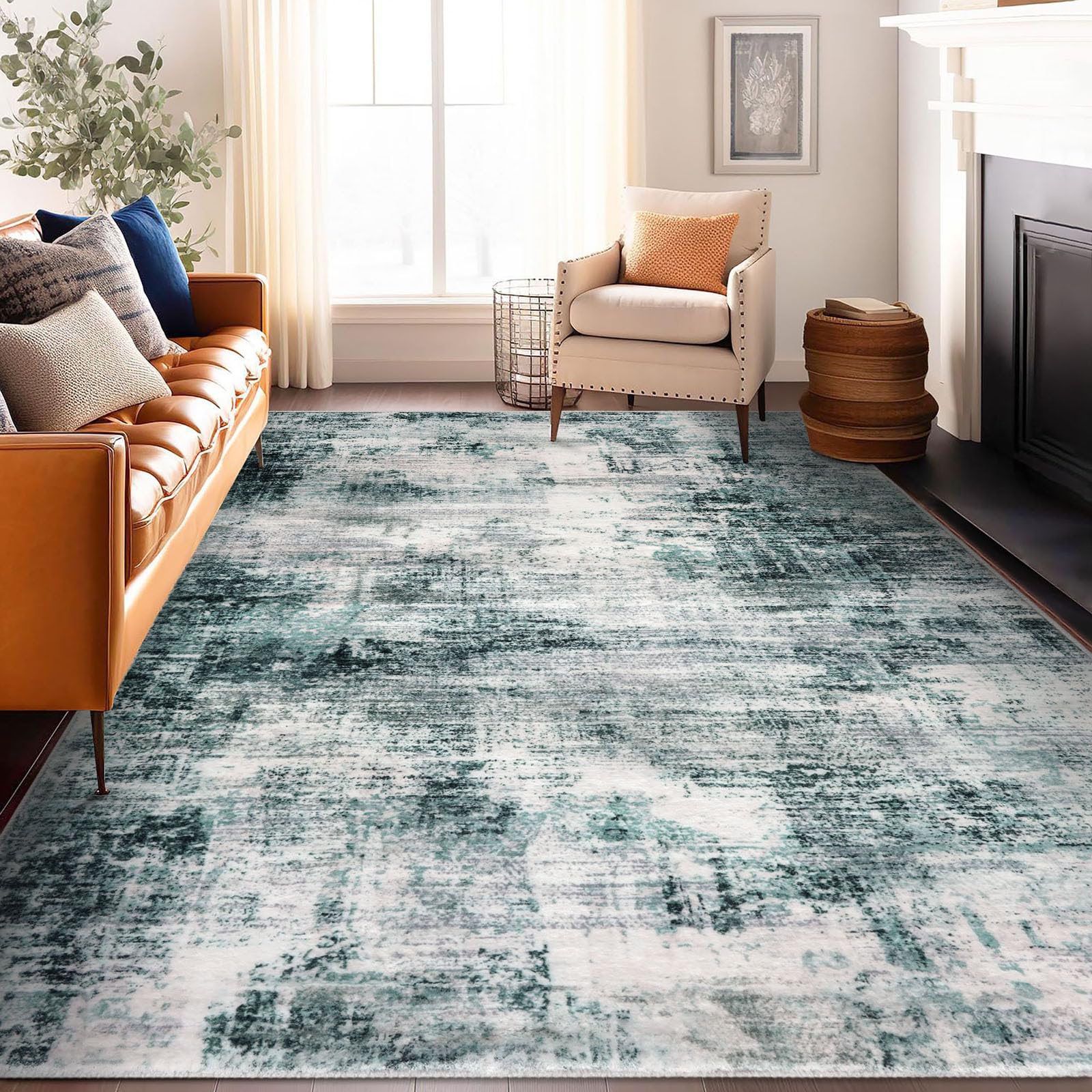 Amazon.com: IOHOUZE Abstract Area Rugs 9x12 Ft Washable Large Rugs for ...