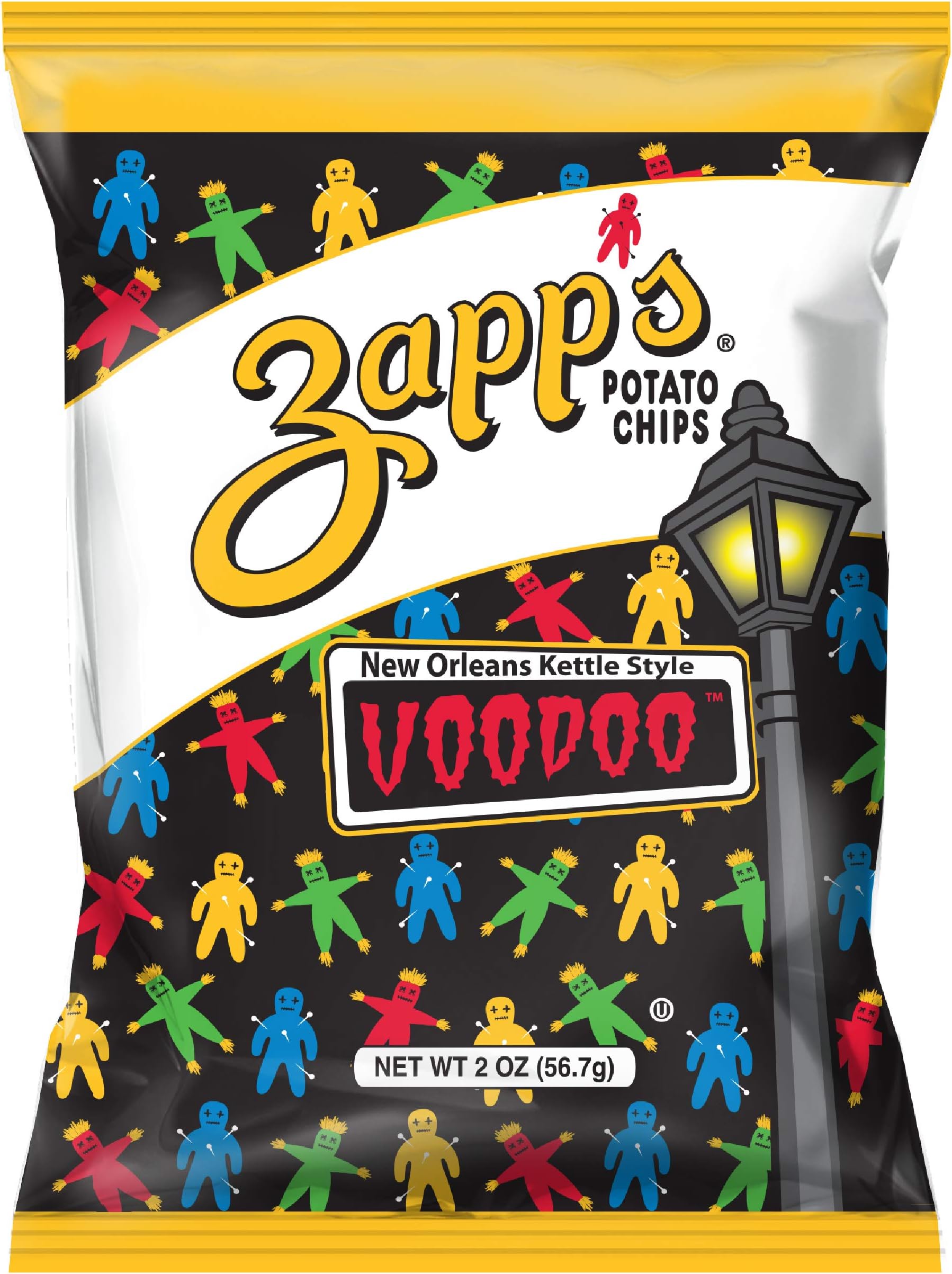 Amazon.com: Zapp's Cajun Dill Gator-Tators Kettle Potato Chips, 2.5 oz ...