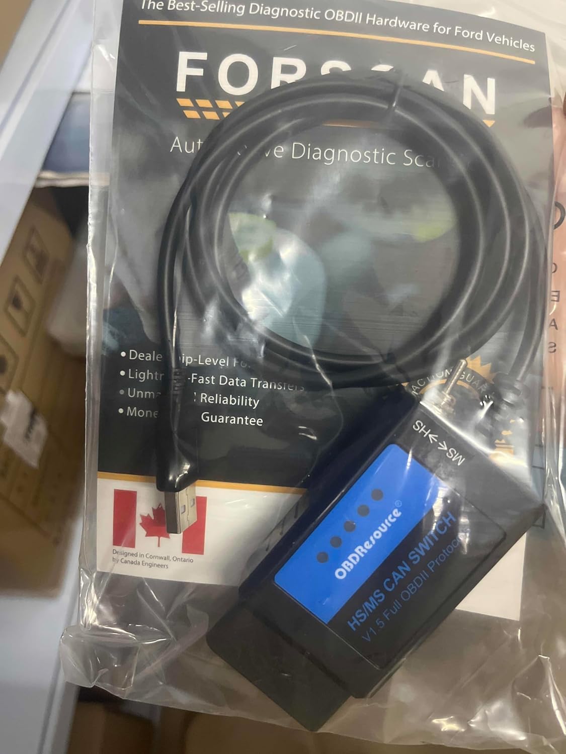 OBDResource FORScan OBD2 Adaptador USB ELM327 para Windows, herramienta ...