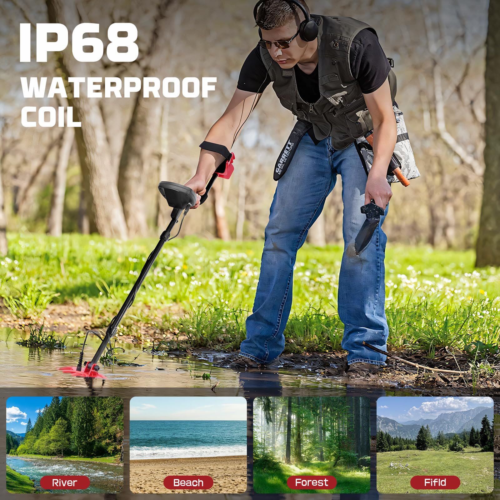 Professional Metal Detector With LCD Display Voilamart Professional ...