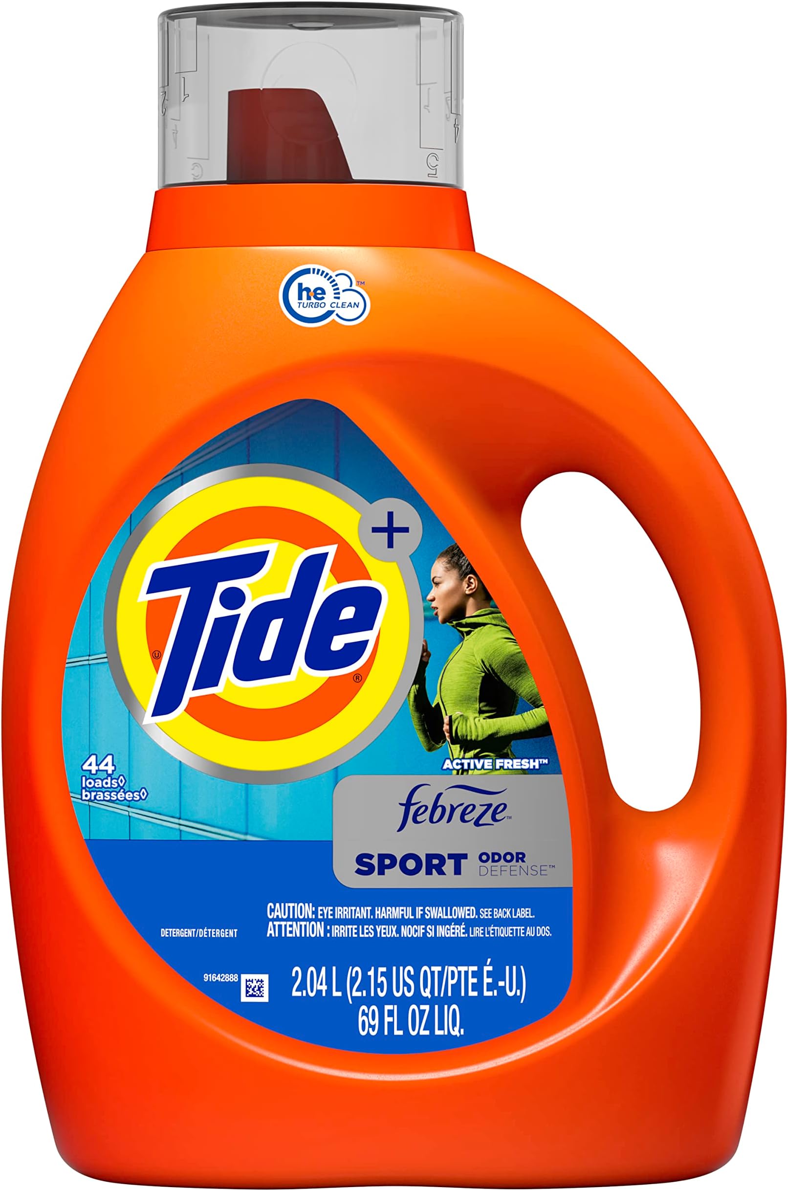 Amazon.com: Tide Plus Febreze Fresh Sport Odor Defense HE Turbo Clean ...