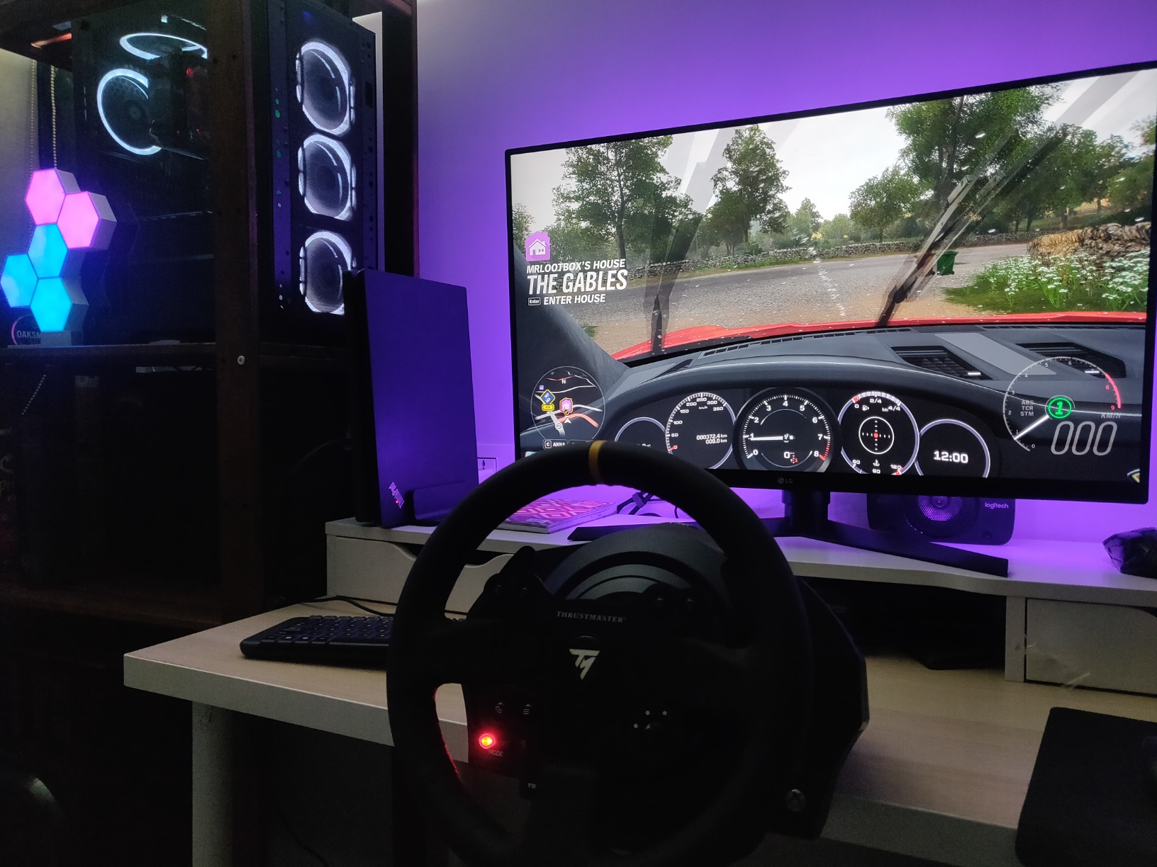 Buy Thrustmaster TX RW Leather Edition | Racing Game Wheel |Force ...