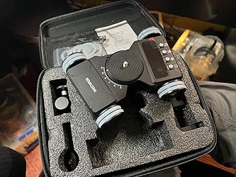 Amazon.com : NEEWER Upgraded Motorized Camera Dolly Kit with App Control, 5Hrs Runtime Battery ...