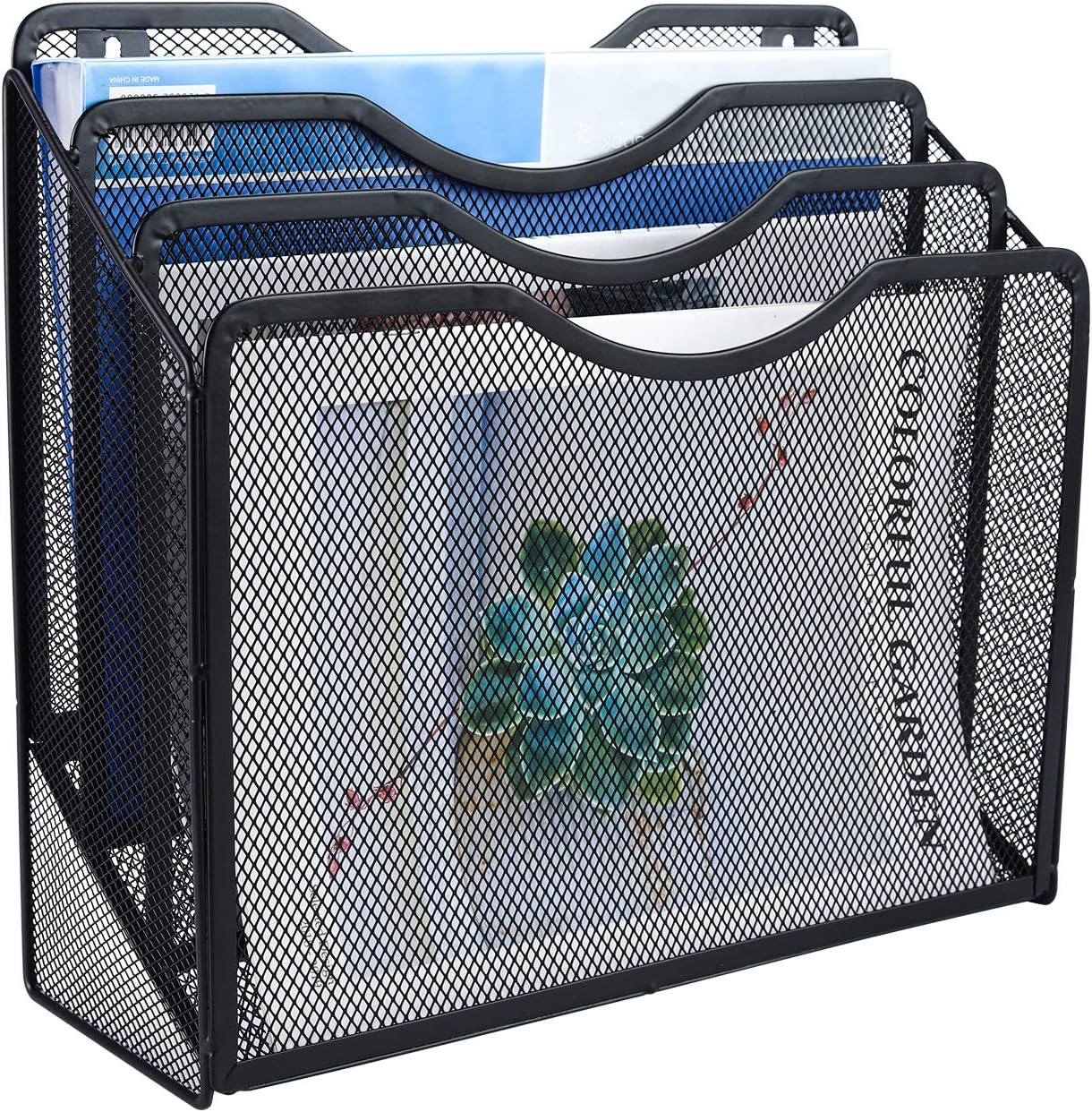 OSCO Clear Acrylic Magazine Rack | Folder Storage | File Organiser ...