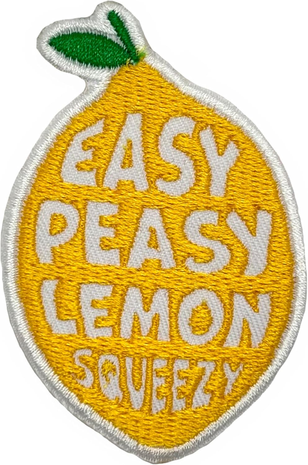 Amazon.com: Easy Peasy Lemon patchce Iron on Patch Embroidered Patch ...