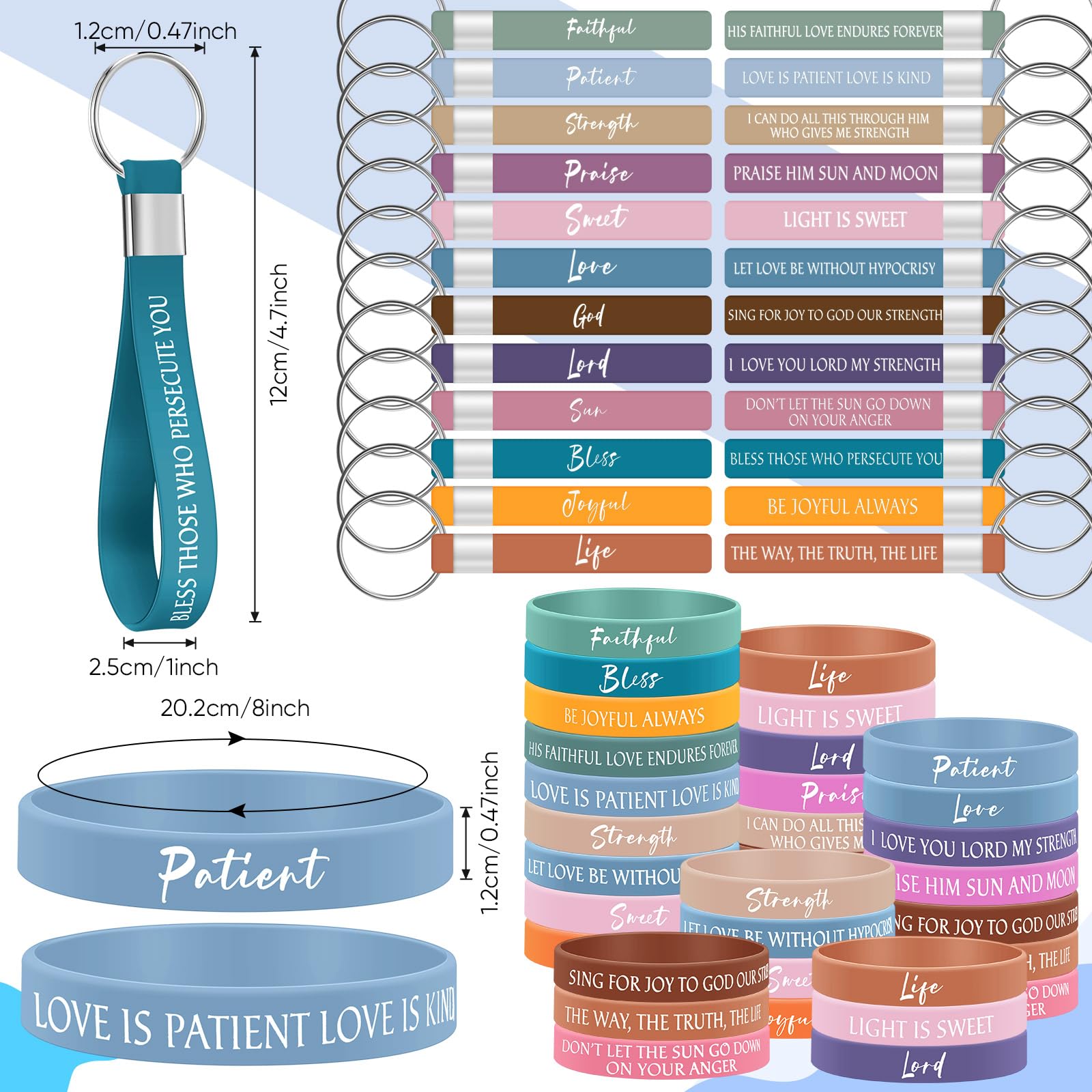 Snapklik.com : Yeaqee 146 Pcs Christian Gifts Set Bulk Include 24 Bible ...