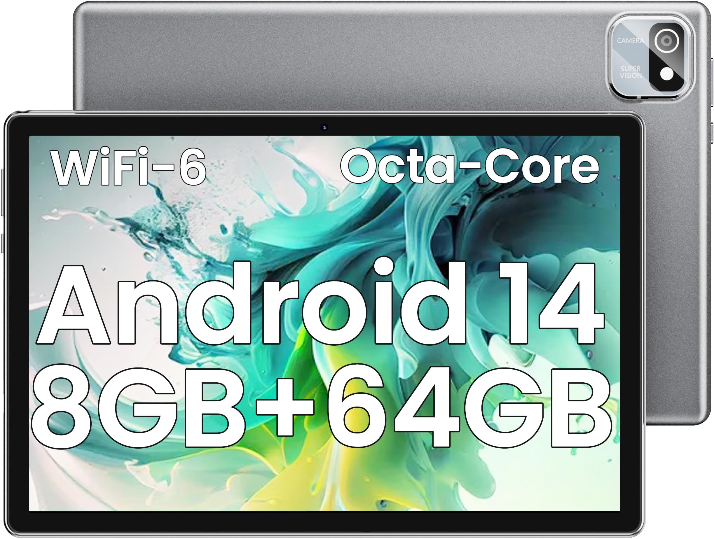 Amazon.com : KADYBE Android 12 Tablet 10.1 Inch Tablets, Tablet PC with ...