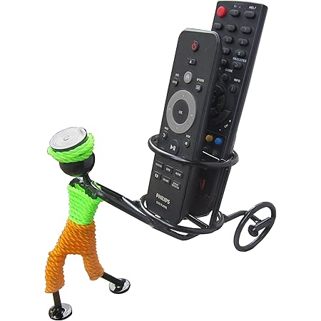 ORCHID ENGINEERS Stylish Iron Remote Stand For Home (Black Glossy ...