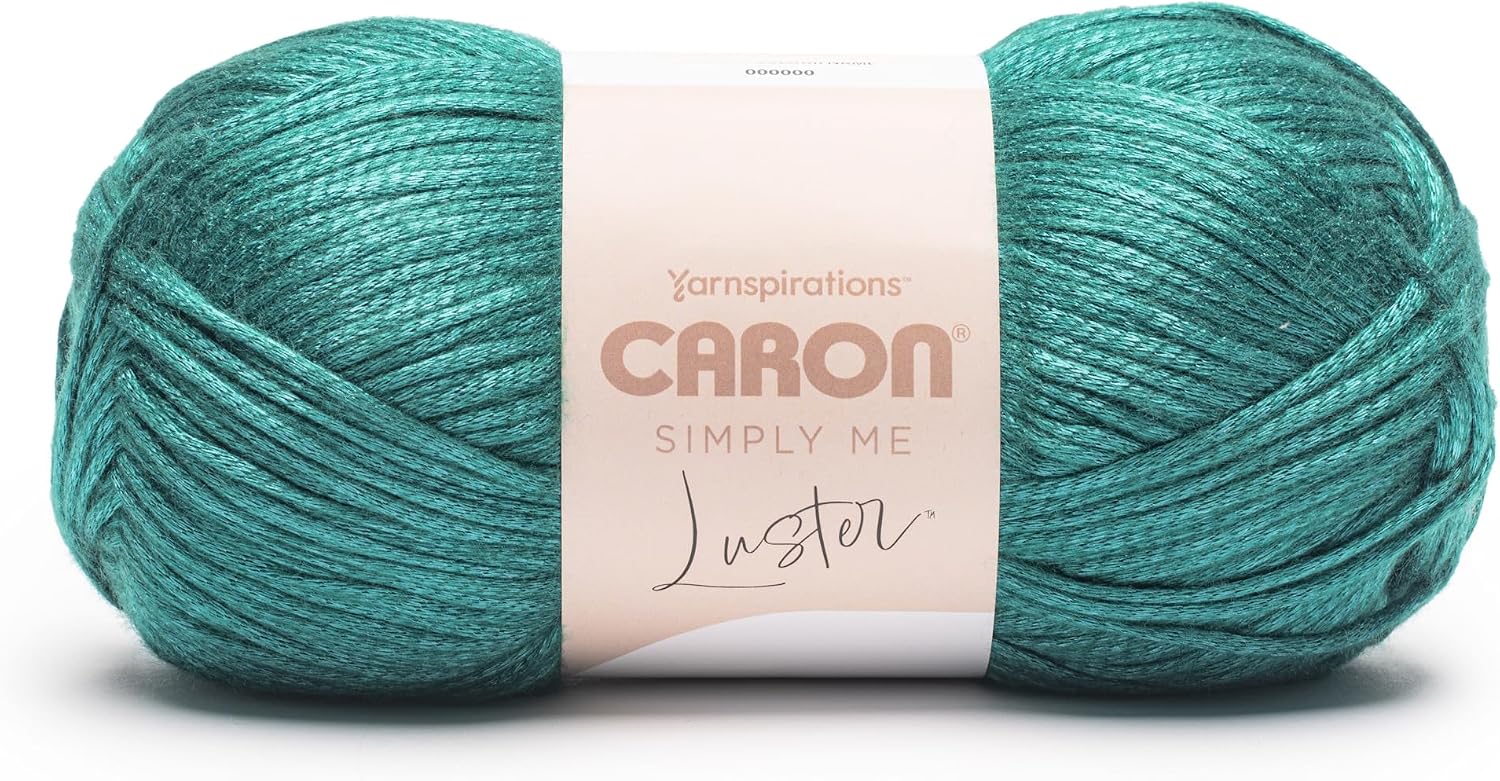 Amazon.com: Caron Simply Me Luster Teal Jade Yarn - 2 Pack of 170g/6oz ...