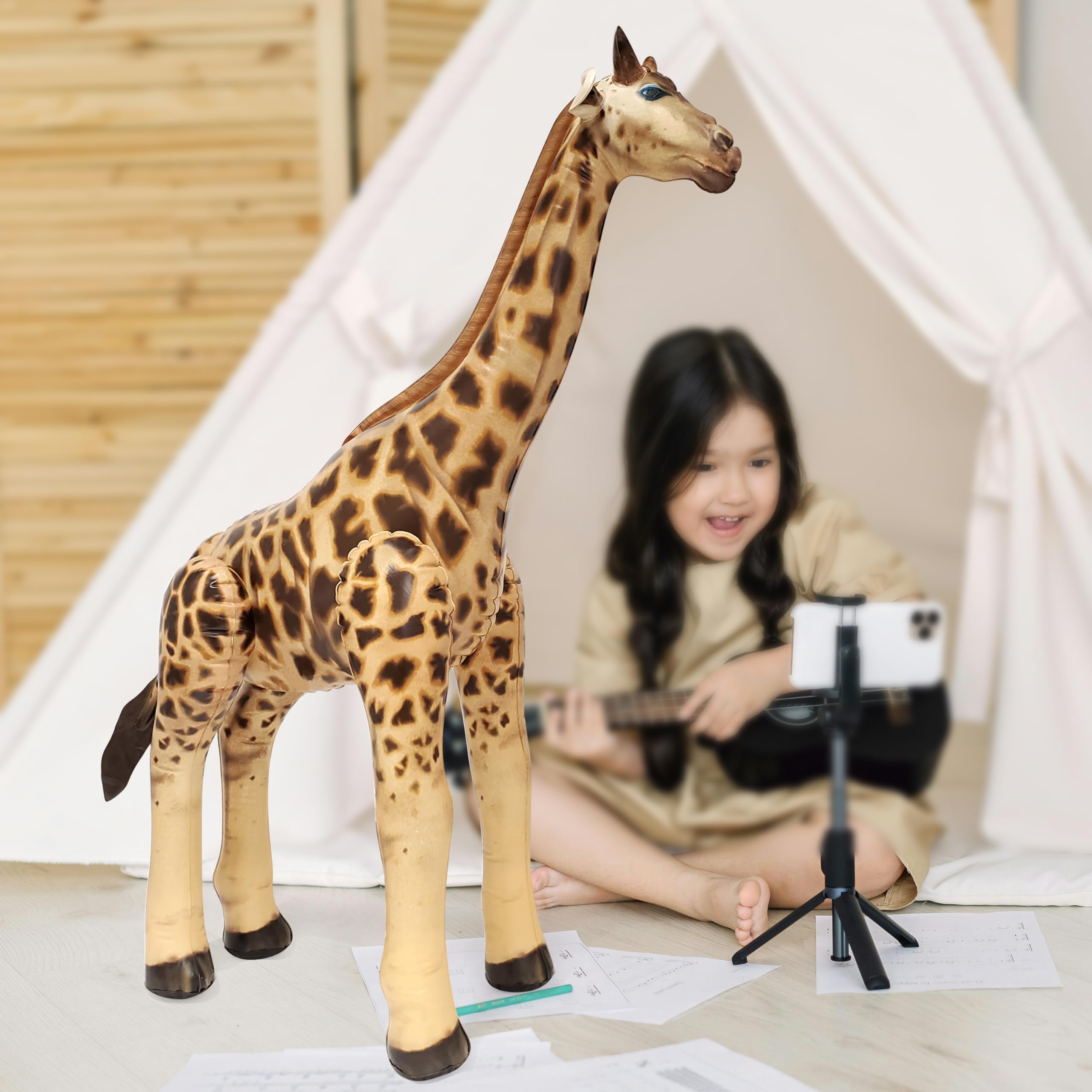 Snapklik.com : Jet Creations 36" Tall Inflatable Giraffe Toy Figure