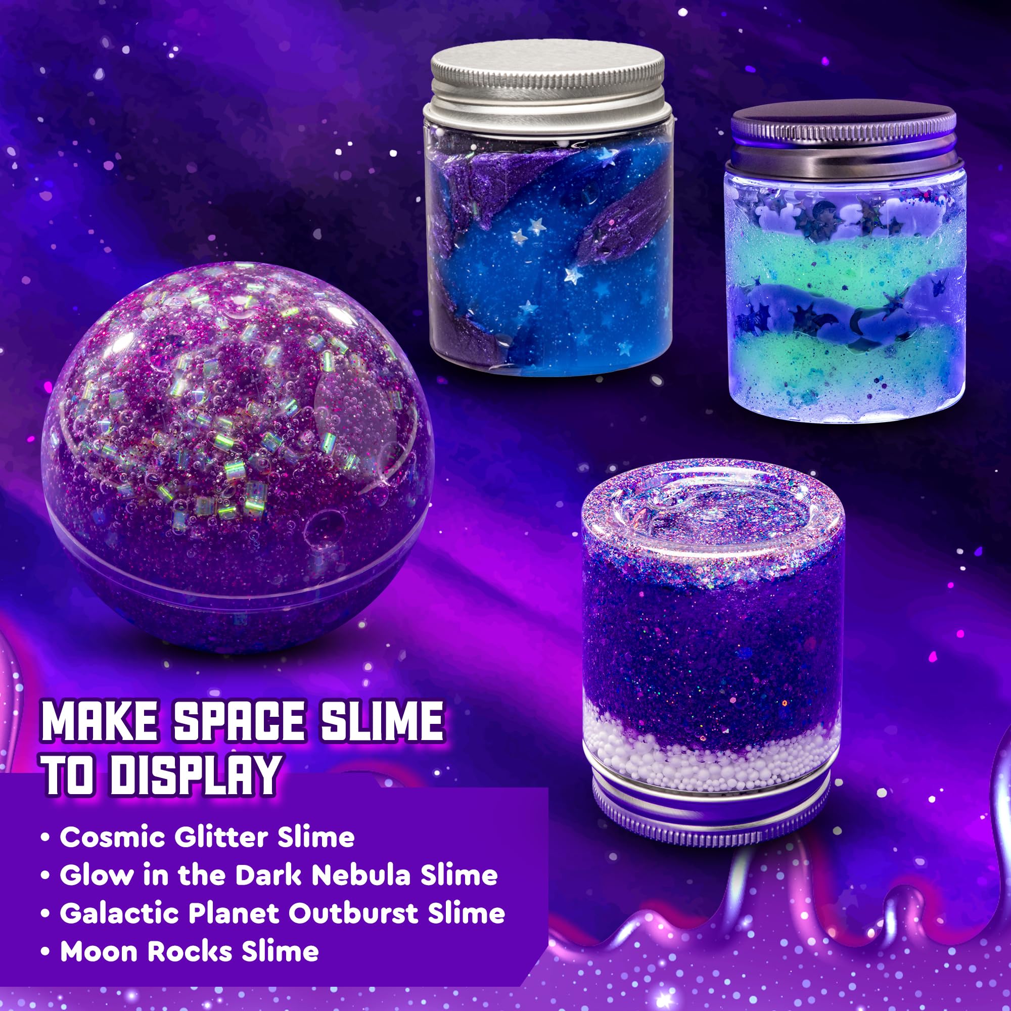 Snapklik.com : Bryte Slime Kit - Multicolor, Ages 8-12 - DIY Kit