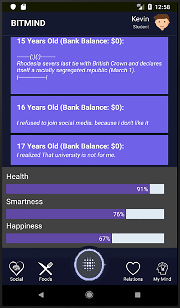 BitMind - Life Simulator: Social networking:Amazon.co.jp:Appstore for Android