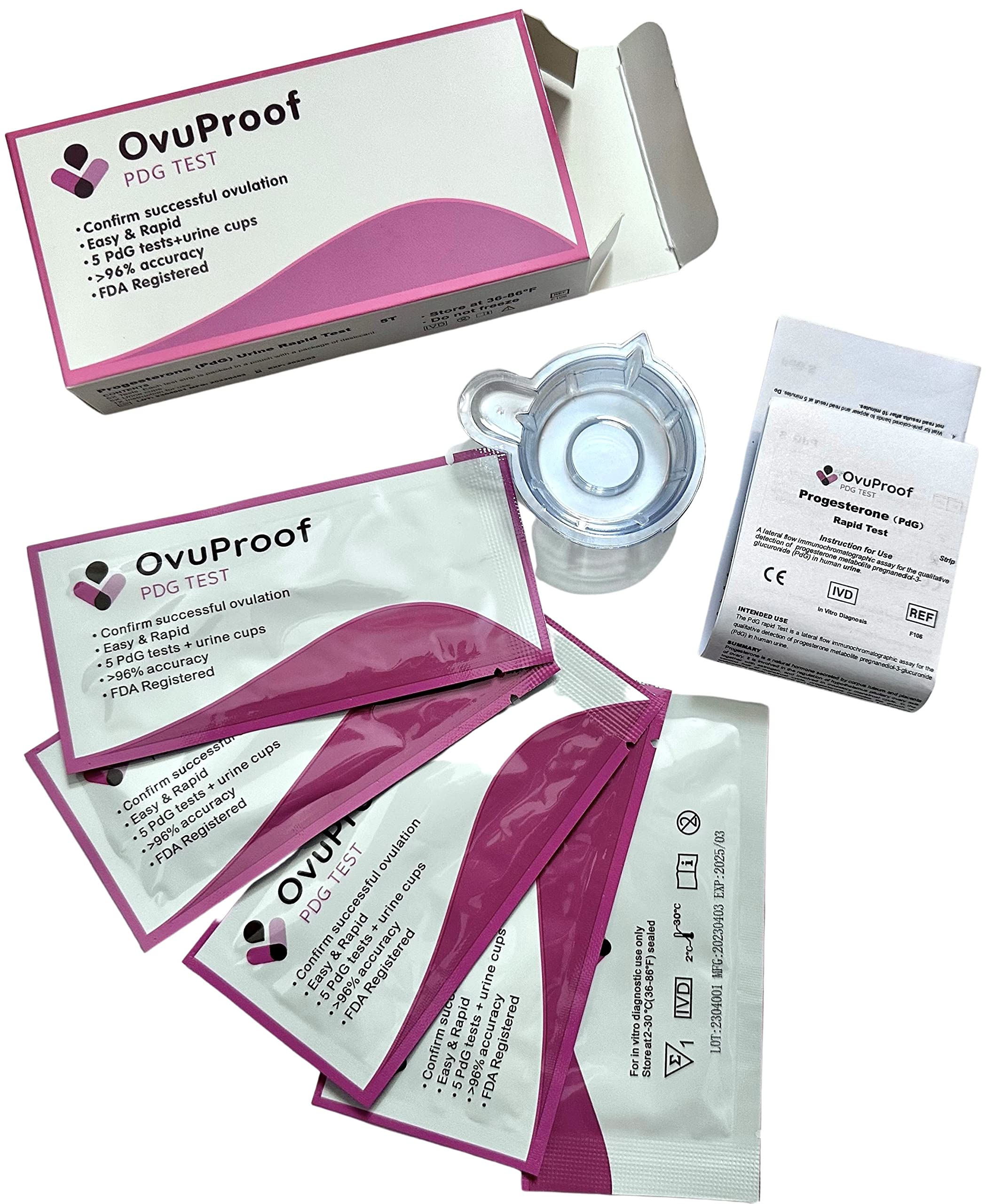 Buy OvuProof PdG Tests/Progesterone te/FDA Registered Rapid Test to ...