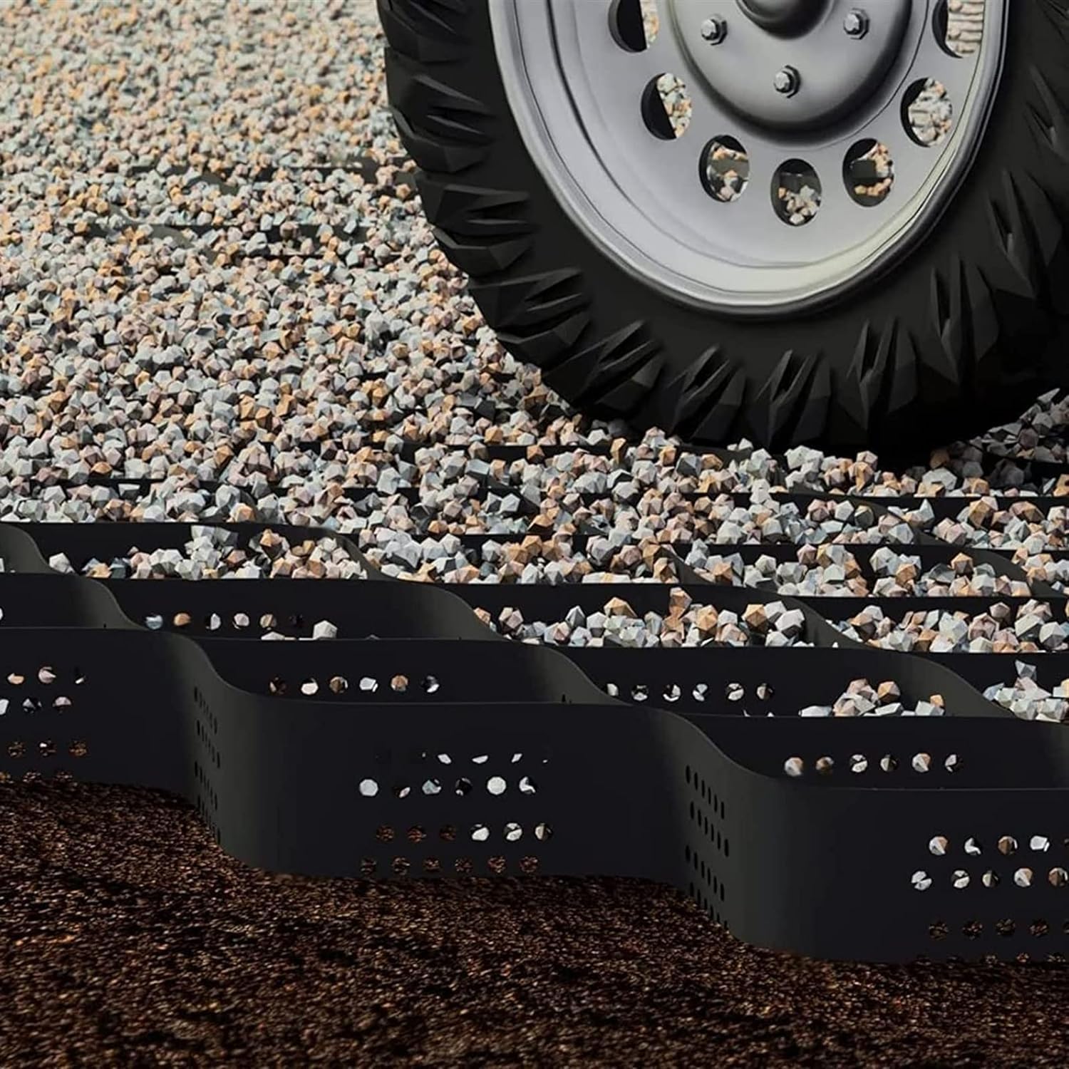 Amazon.co.jp: GYJ Long Gravel Grid for Digging Shed, Lane, Slope ...