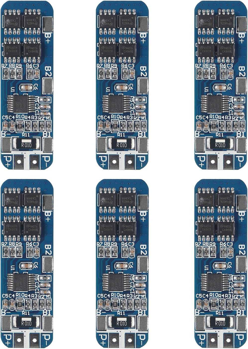 Amazon.com: DIANN 6pcs 3S BMS 18650 Lithium Battery Protection Board Li ...