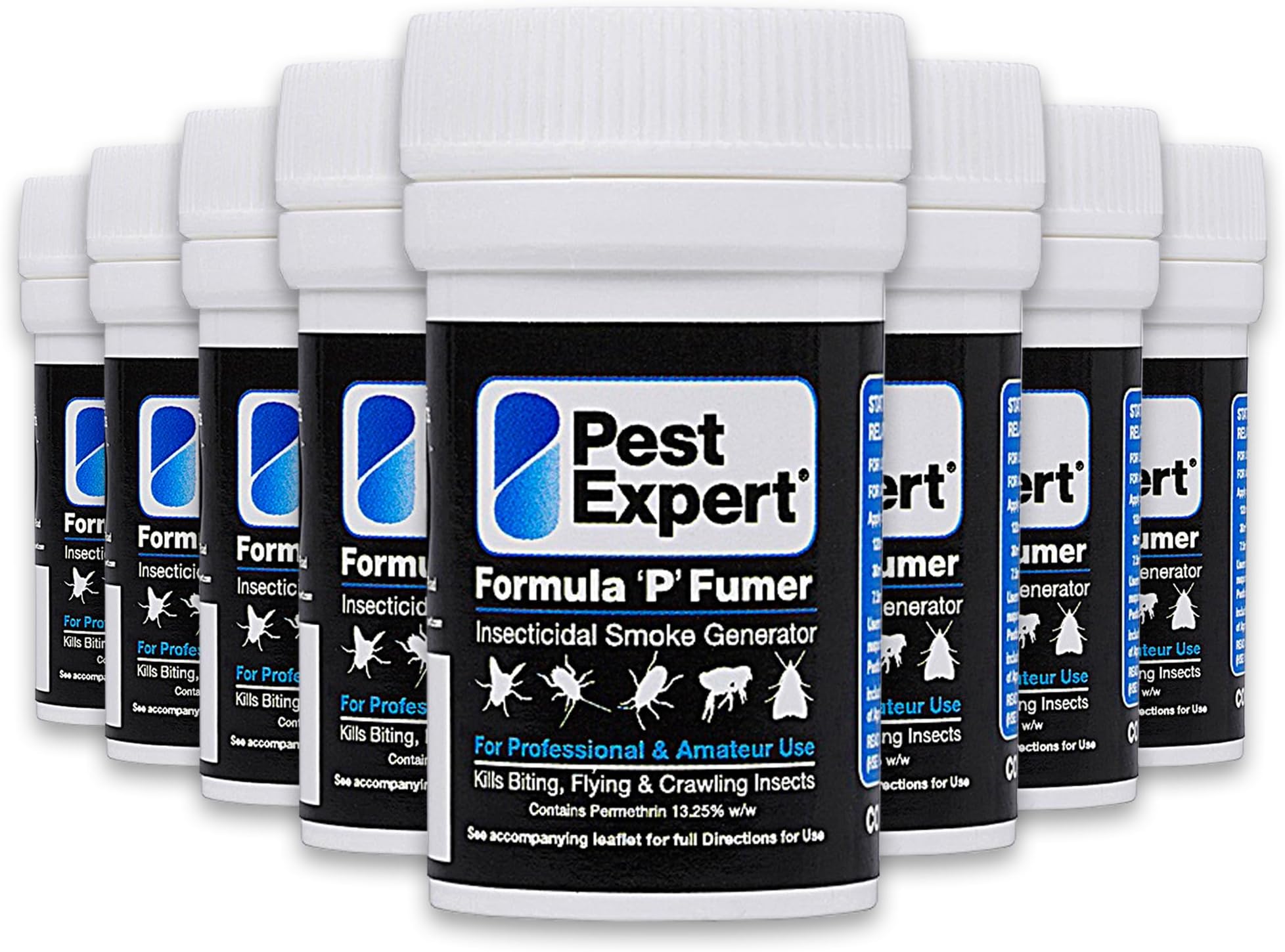 Pest Expert Clothes Moth Killer Smoke Bombs 8 x 3.5g - Formula 'P ...