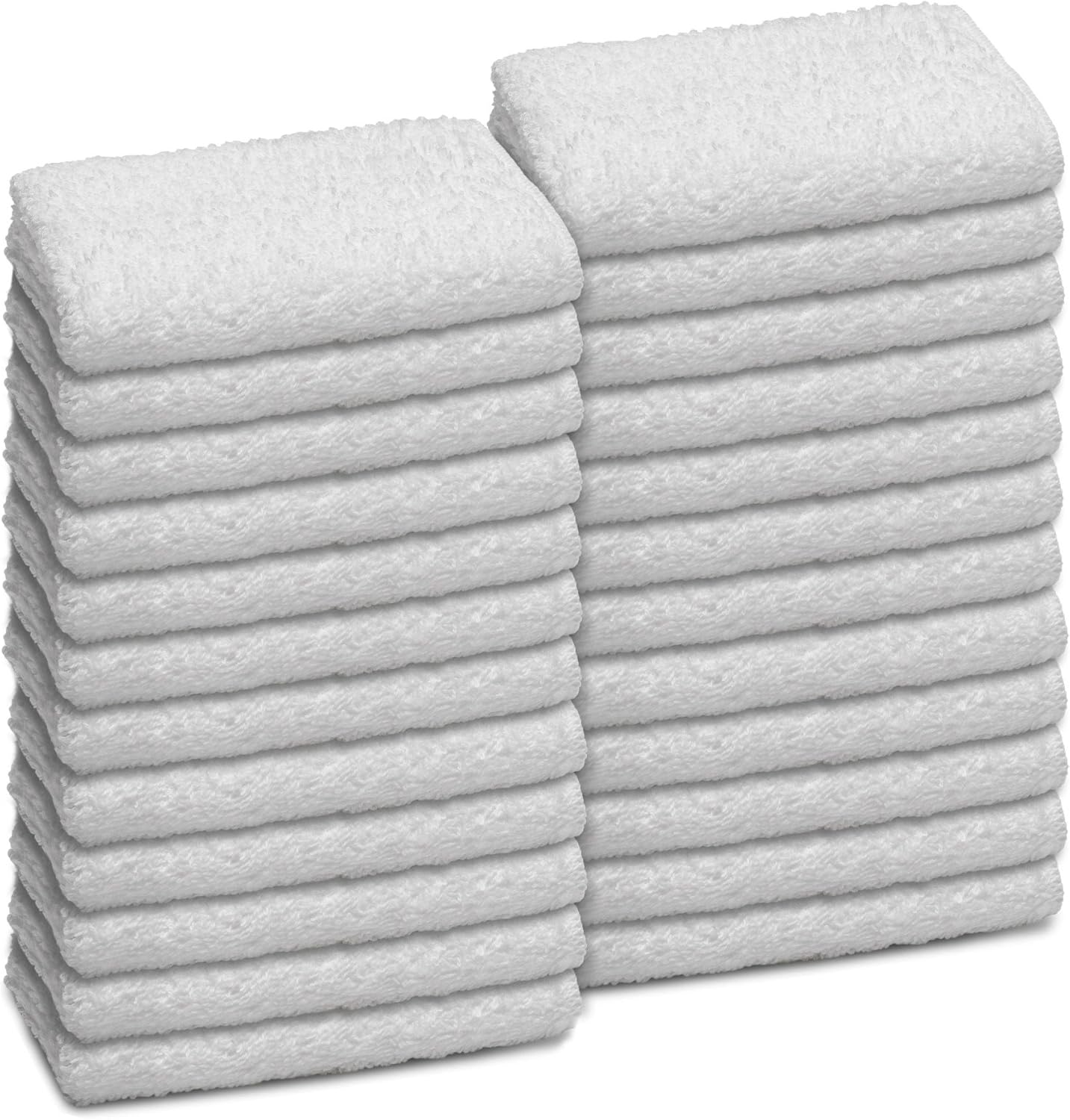 Amazon.com: Martex Commercial Basic Wash Cloth Set, Bath Washcloths ...