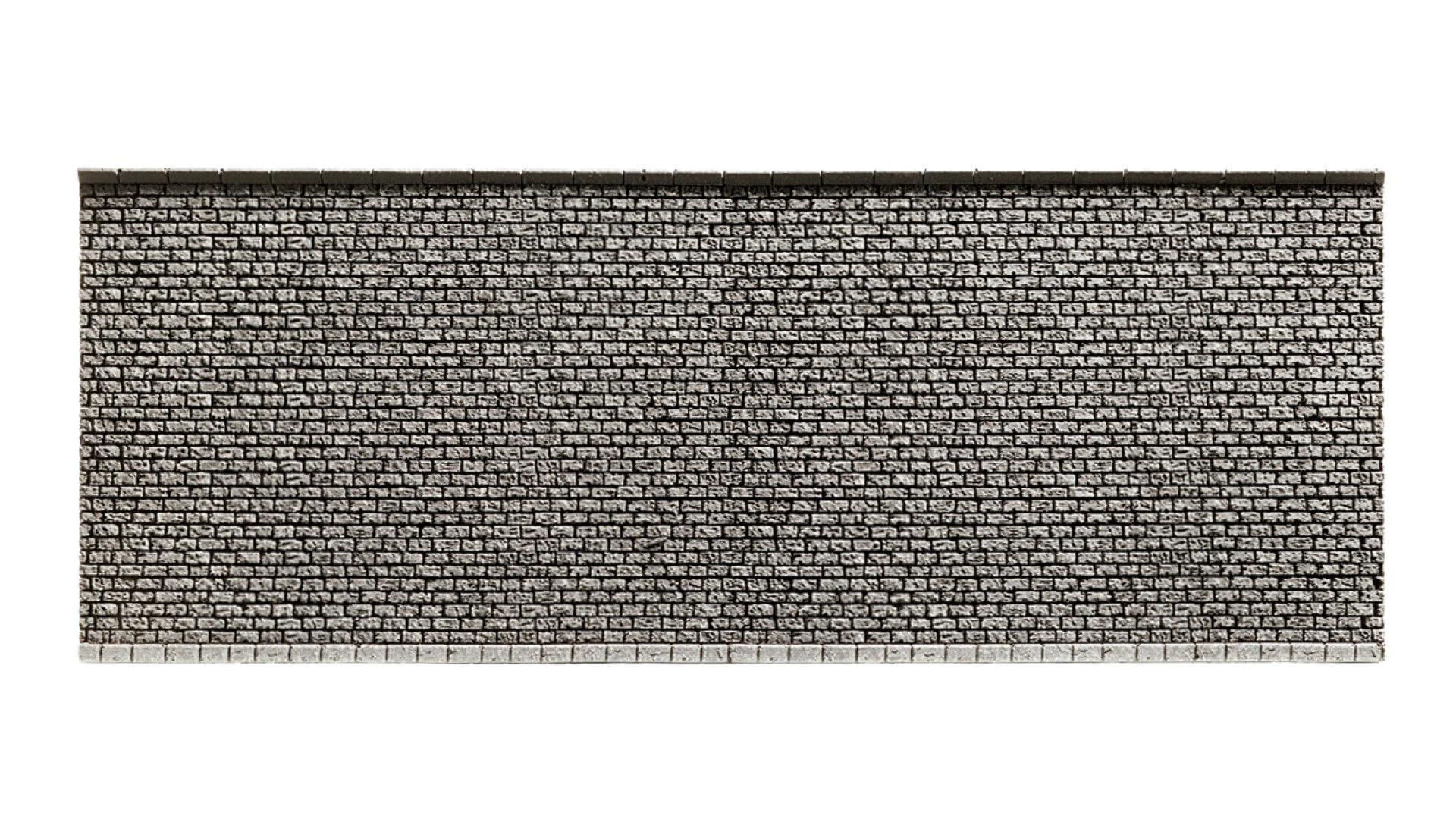 NOCH® Mauer, extra Lange Hartschaum Mauer für Modellbahn, 39,6 x 7,4 cm ...
