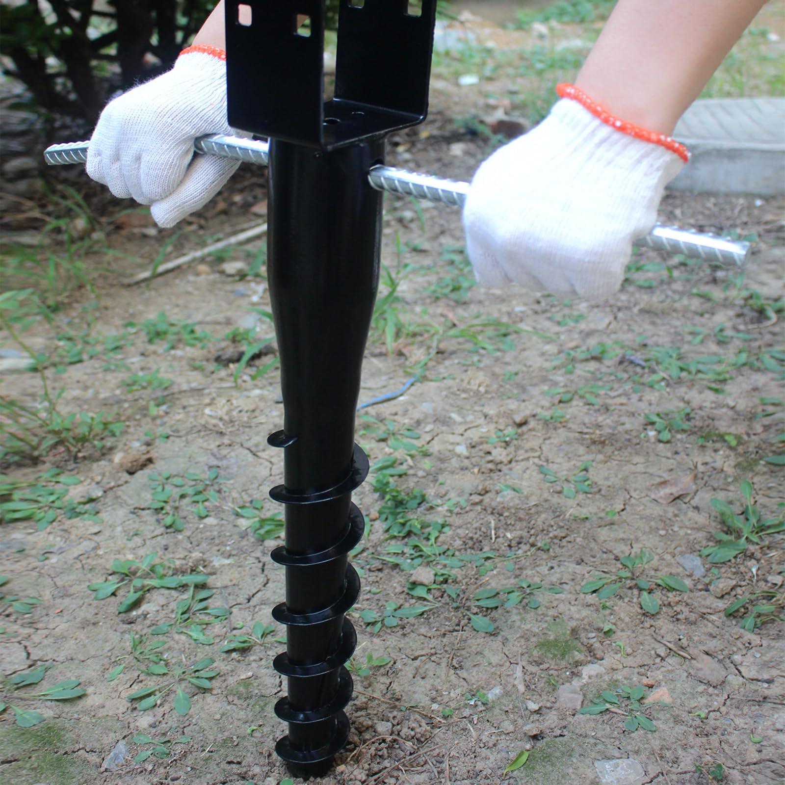 YXJSTO No Dig Ground Anchor 4x4 Post (3.5 x3.5 inch/3.6 x3.6 inch ...