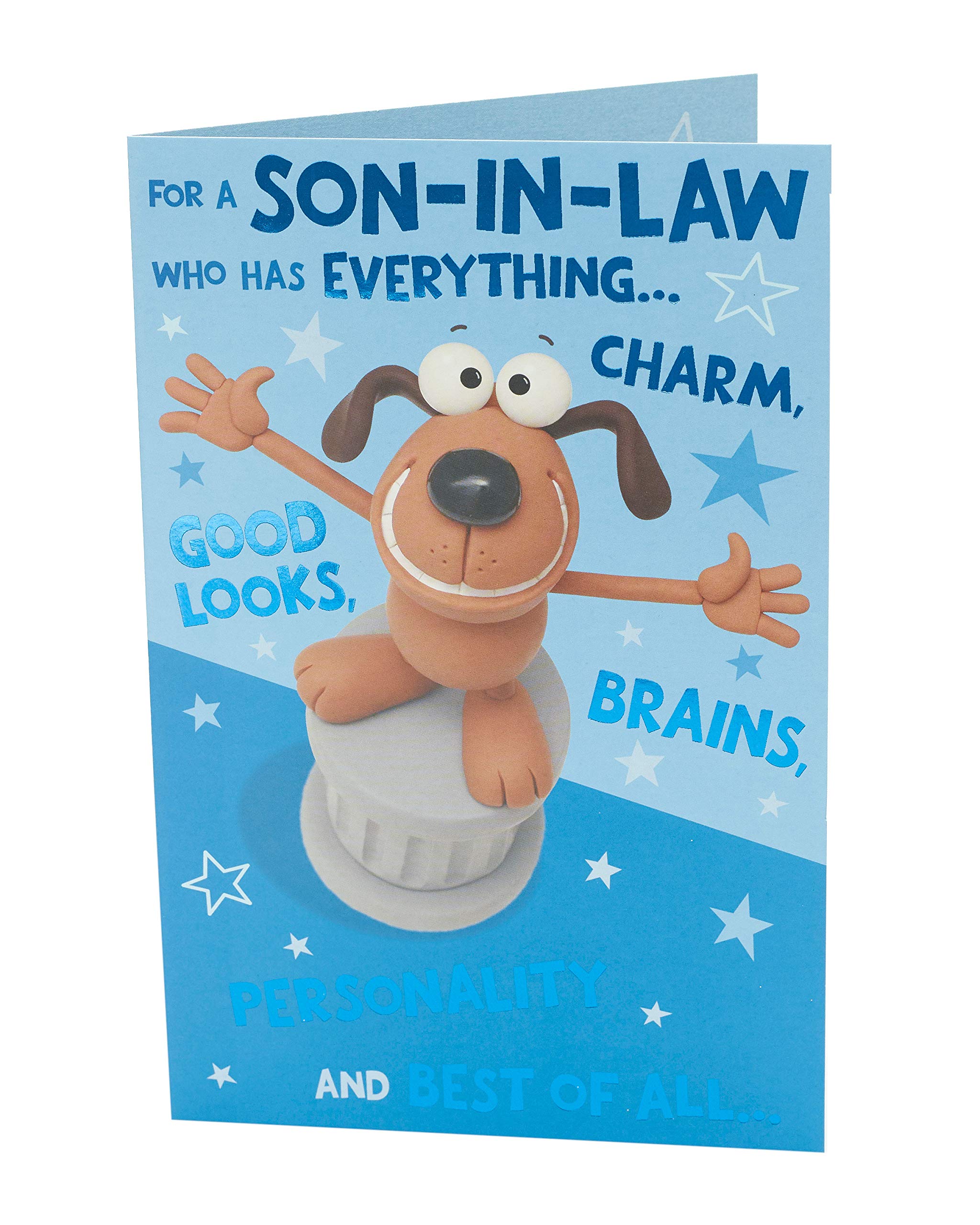 Buy UK Greetings Son In Law Birthday Card Funny Birthday Card For Men 