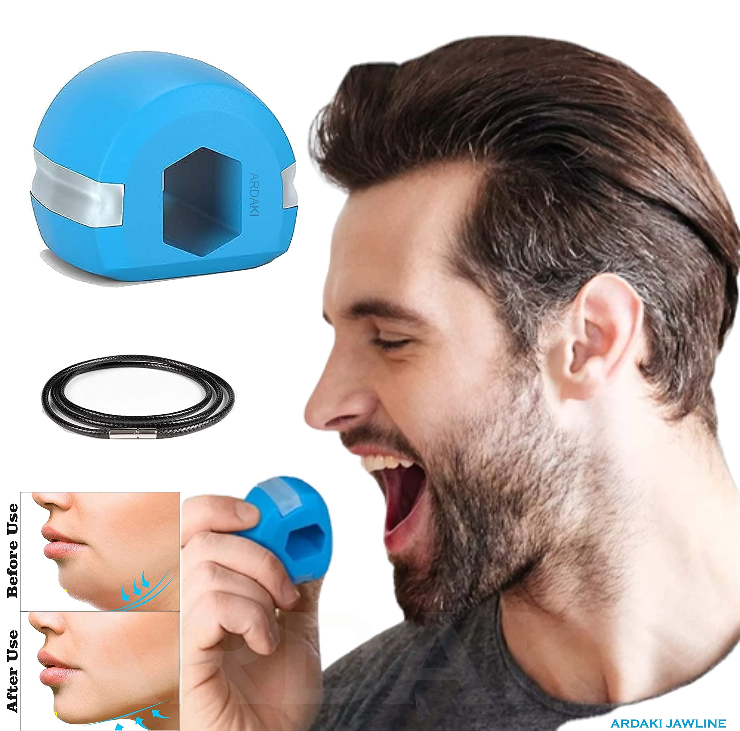 Ardaki Jawline Exerciser Tool Men Face And Neck Exerciser Define ...